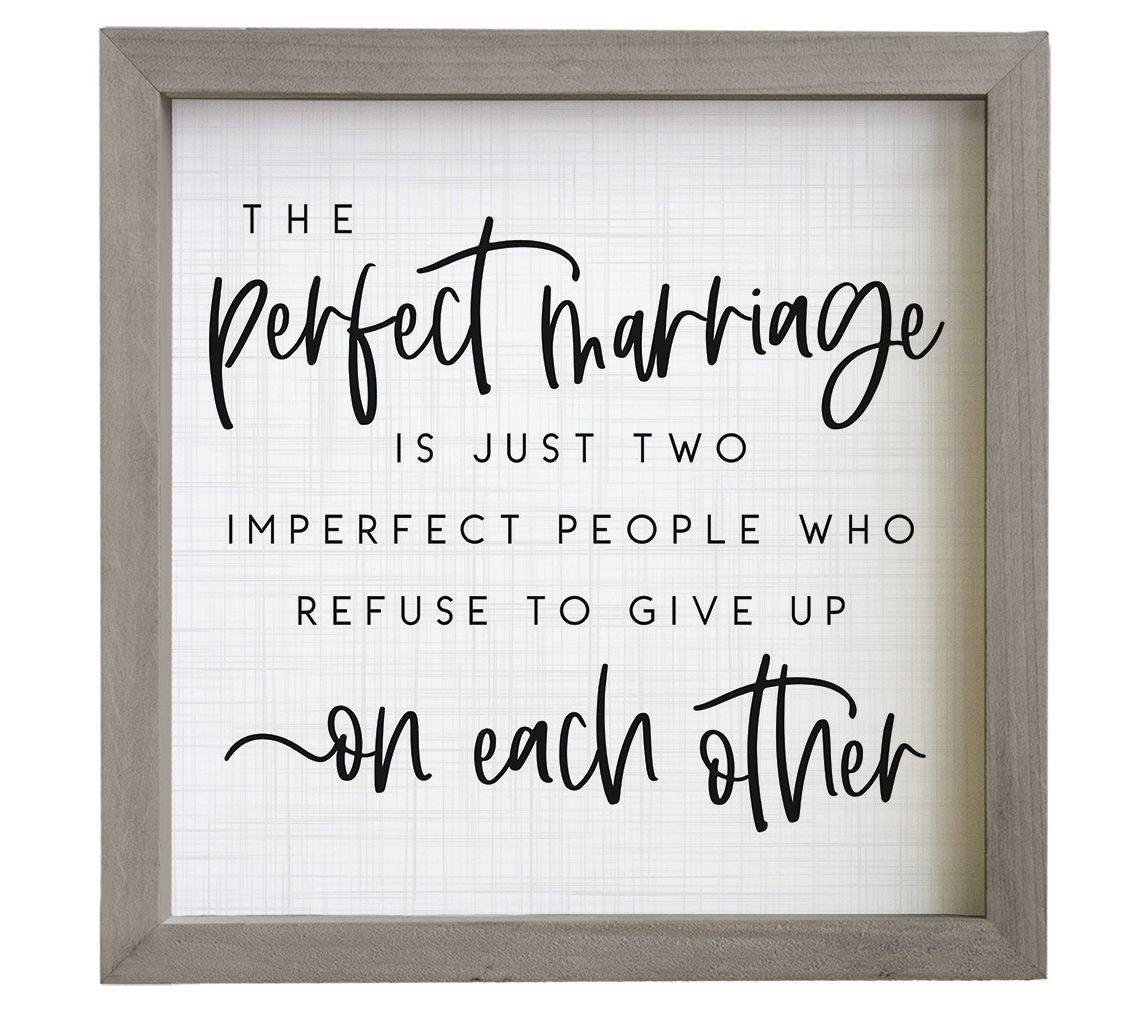 Sincere Surroundings 10" Perfect Marriage Rustic Frame - QVC.com