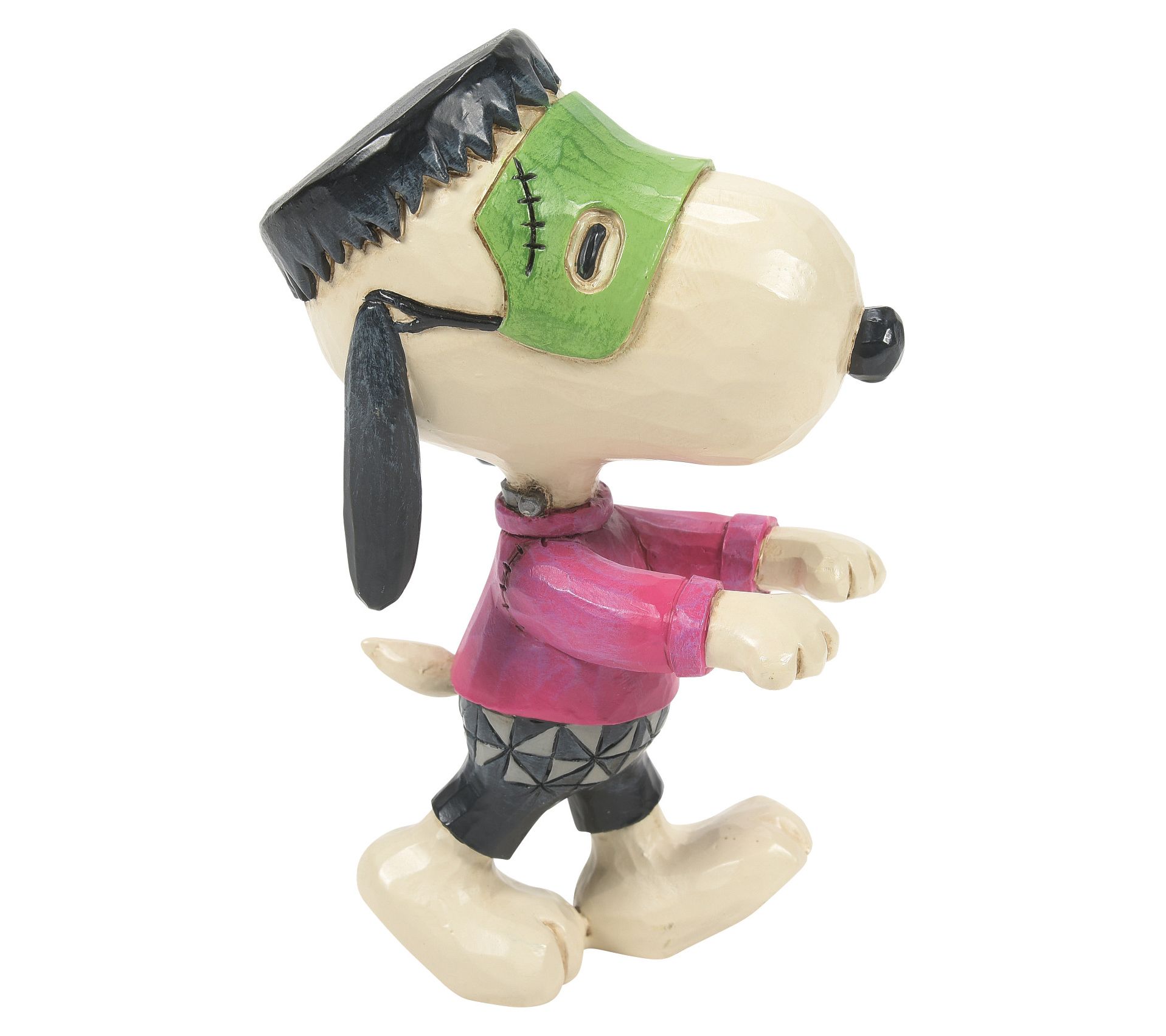 Peanuts by Jim Shore Snoopy Green Monster MiniFigurine - QVC.com
