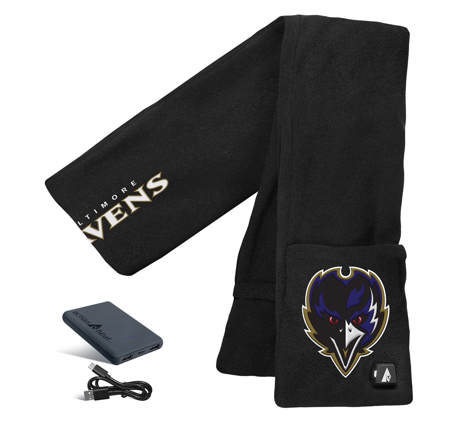 NFL Officially Licensed Unisex Heated Scarf by Actionheat - QVC.com