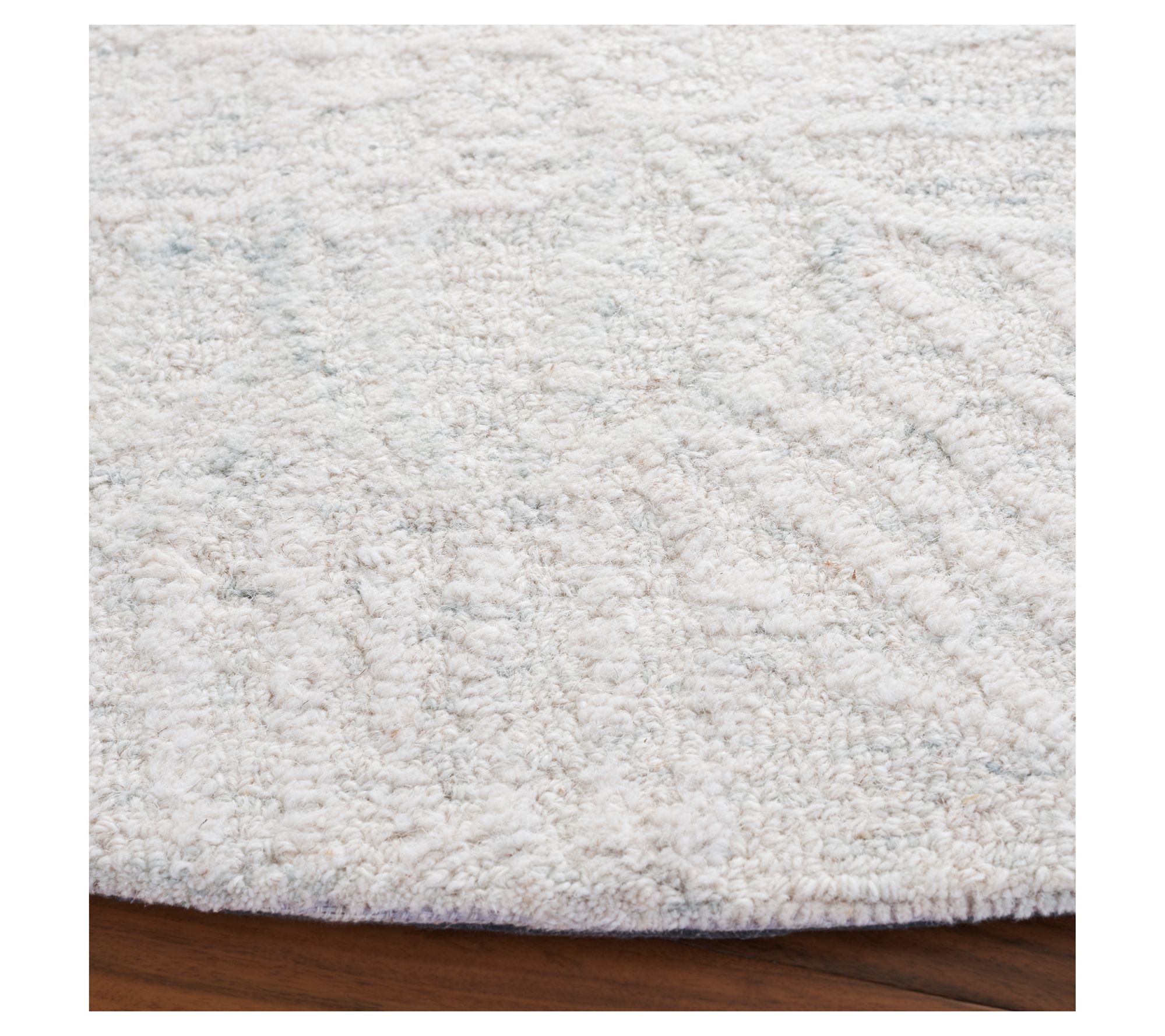 Safavieh Snowcrest Hand Tufted Wool 6' x 6' Round Rug - QVC.com