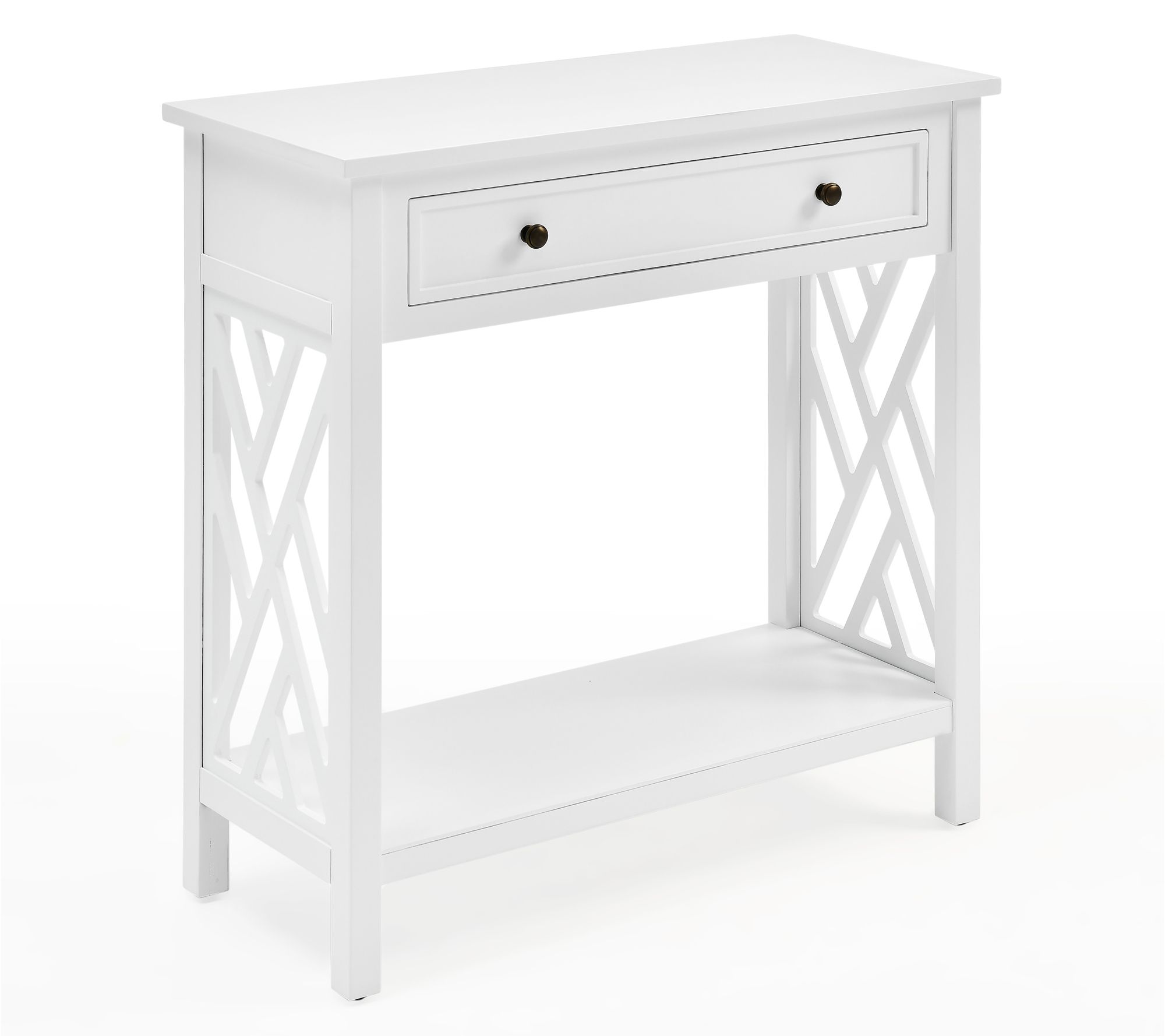 Alaterre Furniture Coventry Console Table withDrawer - QVC.com