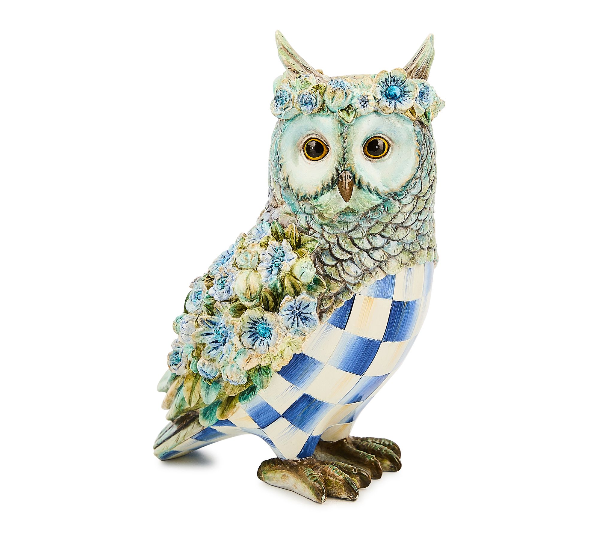 MacKenzie-Childs Royal Autumn Owl Figurine - QVC.com