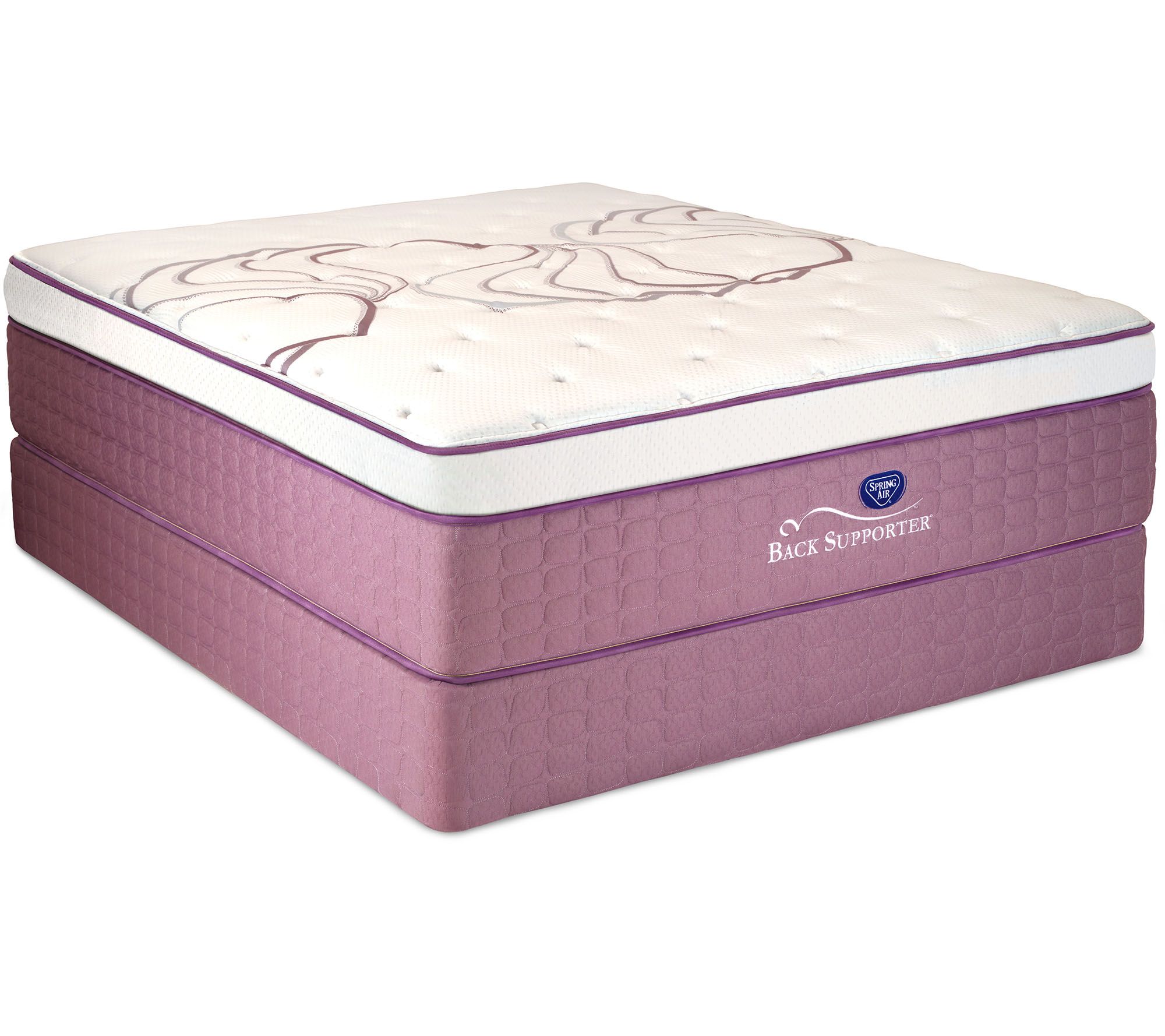 Spring Air Sleep Sense 15.5" Luxury Firm Twin Mattress Set - QVC.com