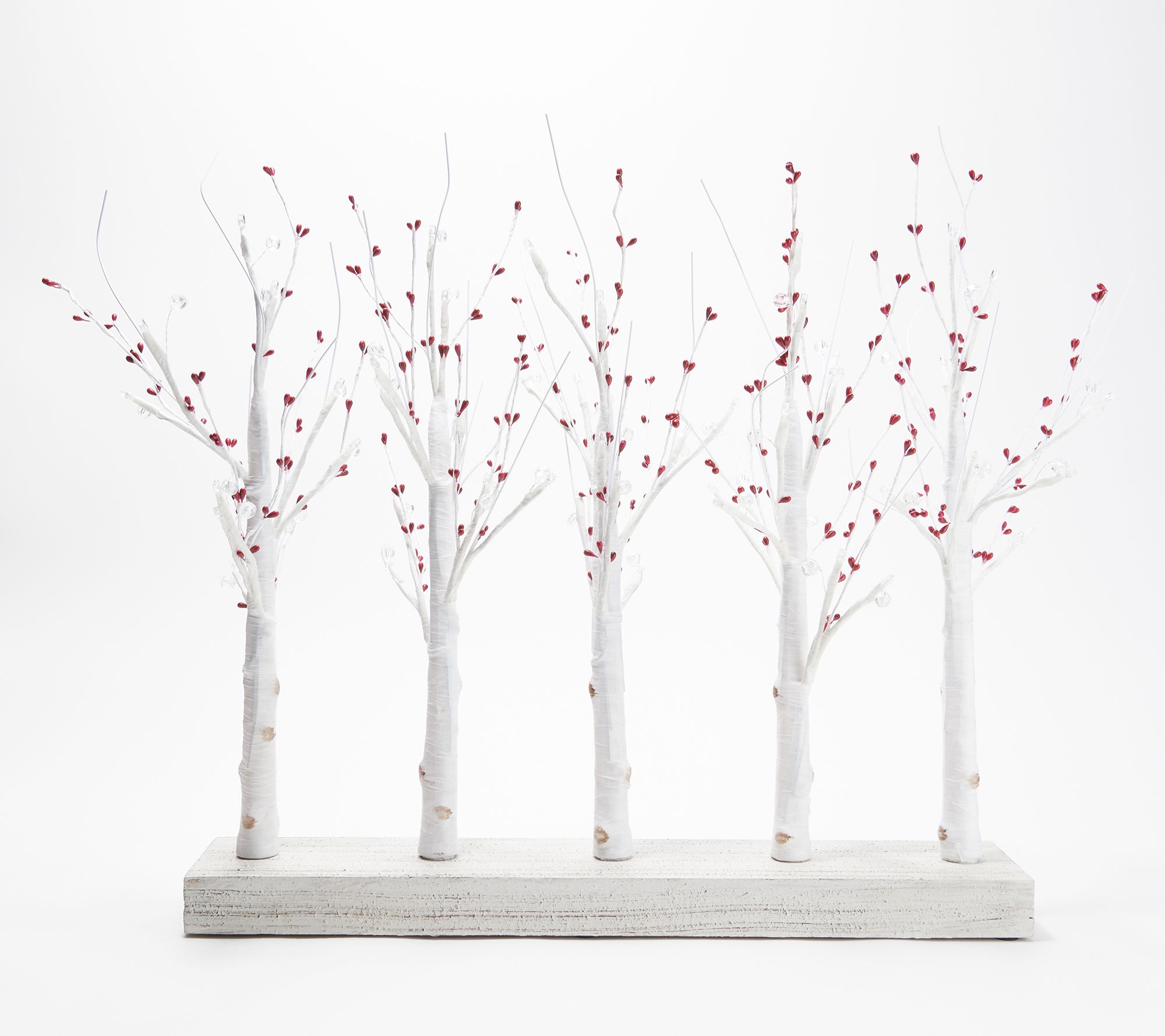 "As Is" Illuminated Pip Berry Branch Centerpiece by Valerie - QVC.com