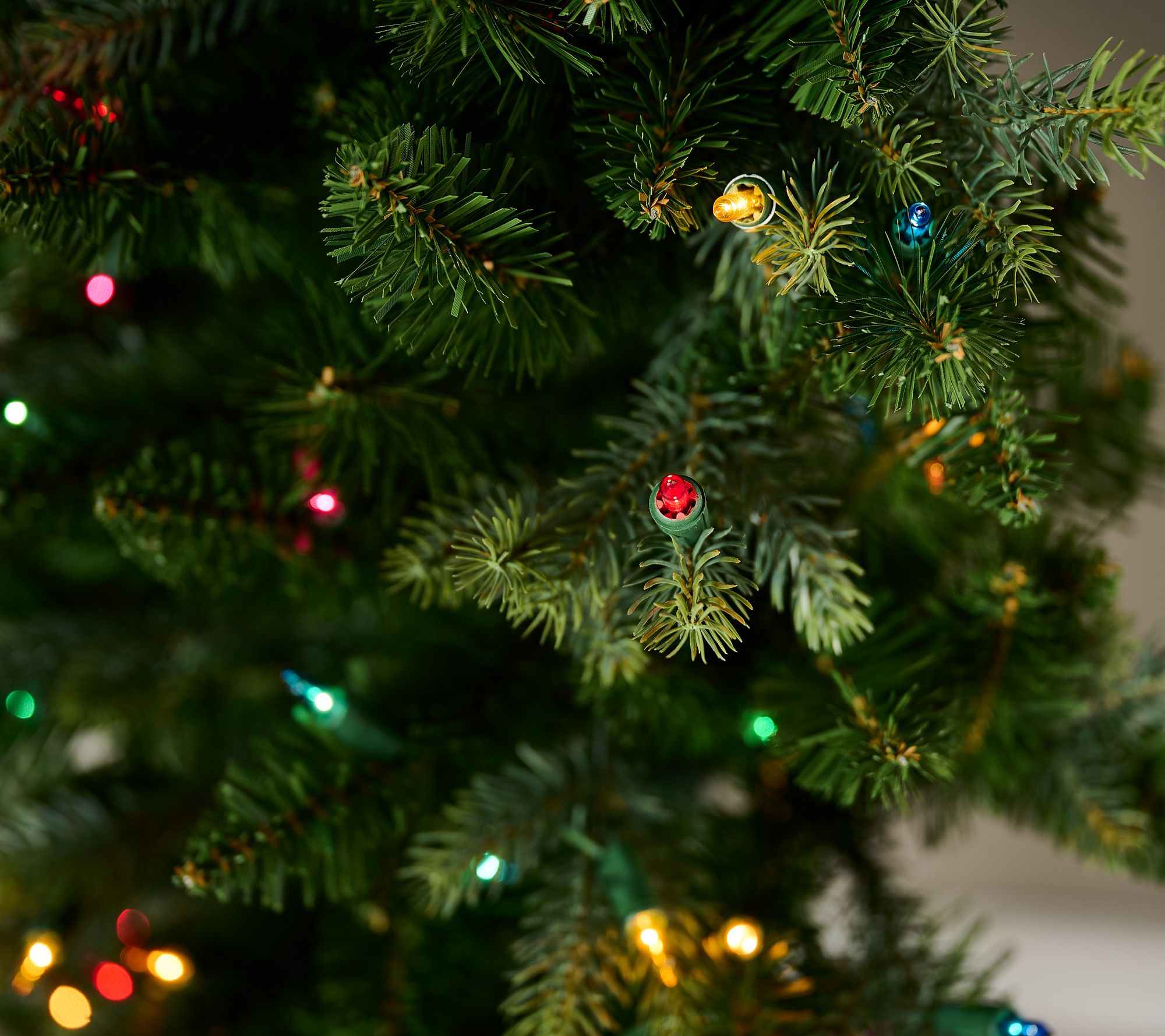 "As Is" Bethlehem Light 7.5" Half/Corner Christmas Tree - QVC.com