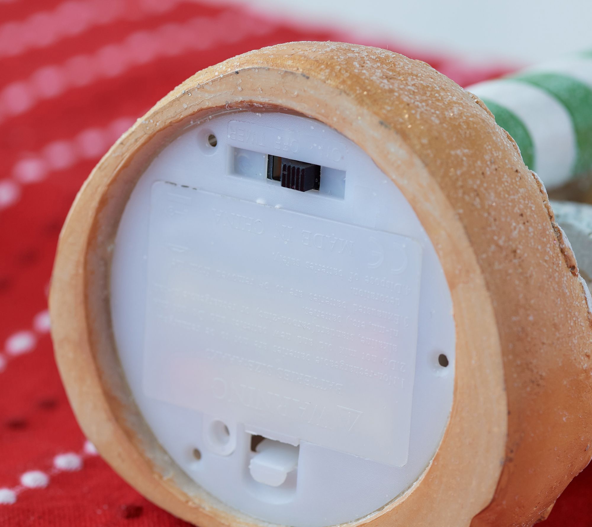 "As Is" Gingerbread Childresn with 12" Lamp Post by Valerie - QVC.com