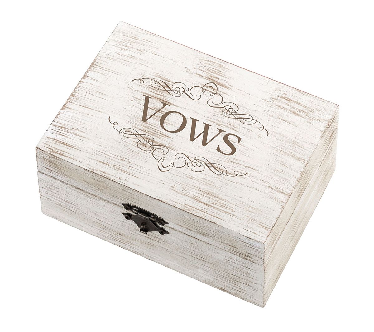 Lillian Rose Rustic Vows Ring and Vow Box - QVC.com