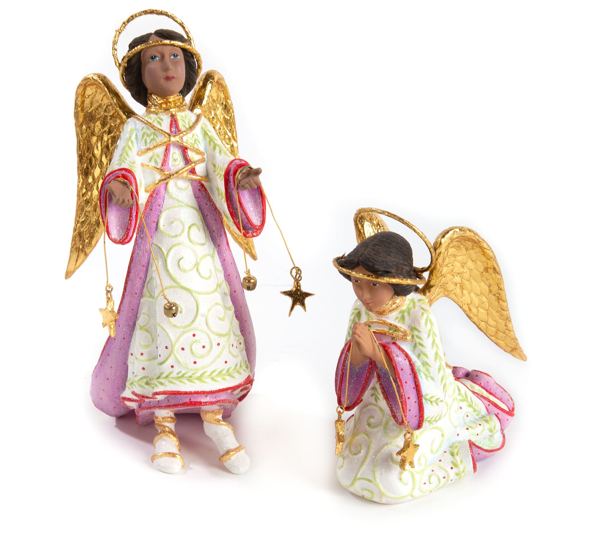 MacKenzie-Childs Nativity World Praying Angel Figure - QVC.com
