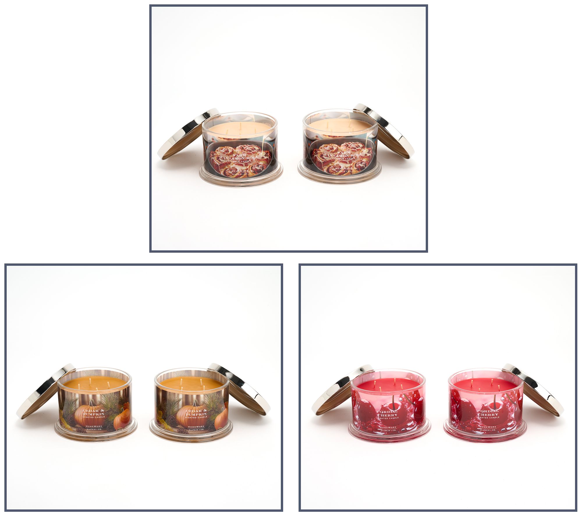 HomeWorx by Slatkin + Co. Set of 2 18oz Candles - QVC.com