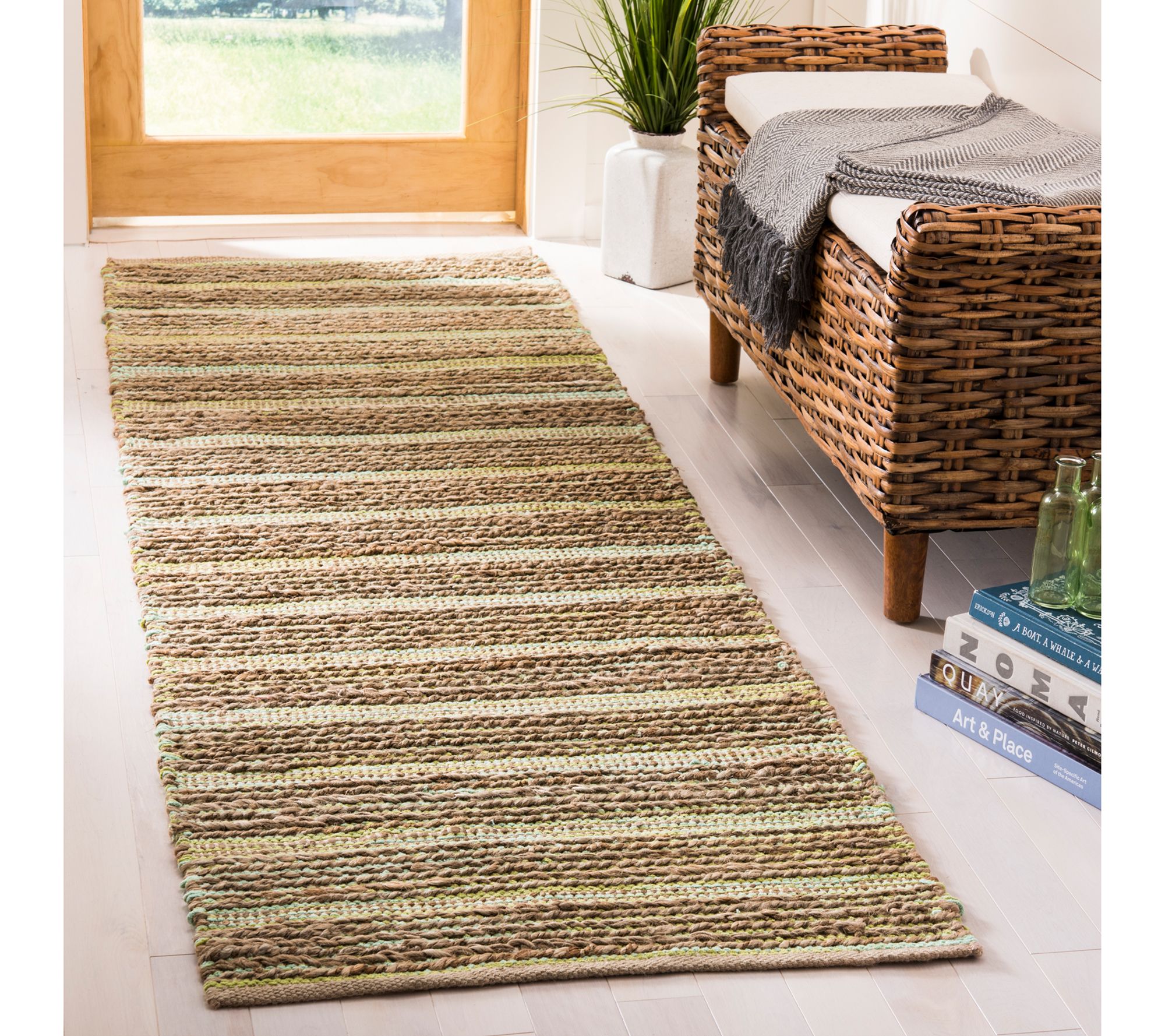 Cape Cod Driftland 2'-3" x 8' Jute Rug by Valerie - QVC.com