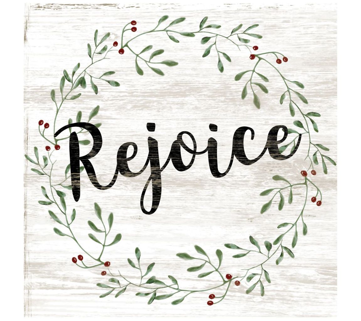 Christmas Rejoice Wreath Wall Decor - QVC.com