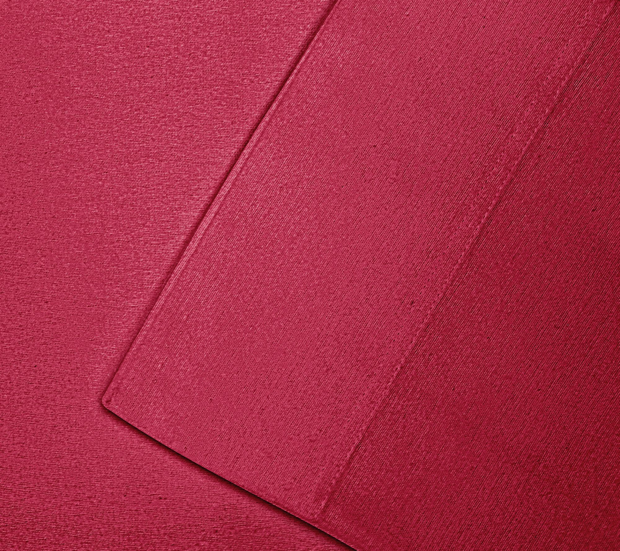 Superior Solid Cotton Flannel Sheet Set California King QVC