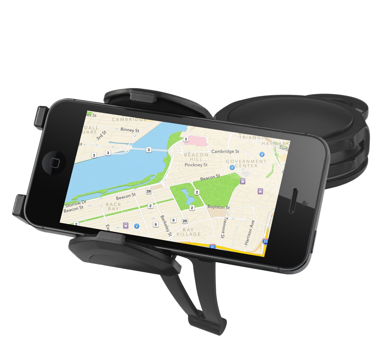 Fully Adjustable Car Dash Mount for Smartphone& GPS - QVC.com