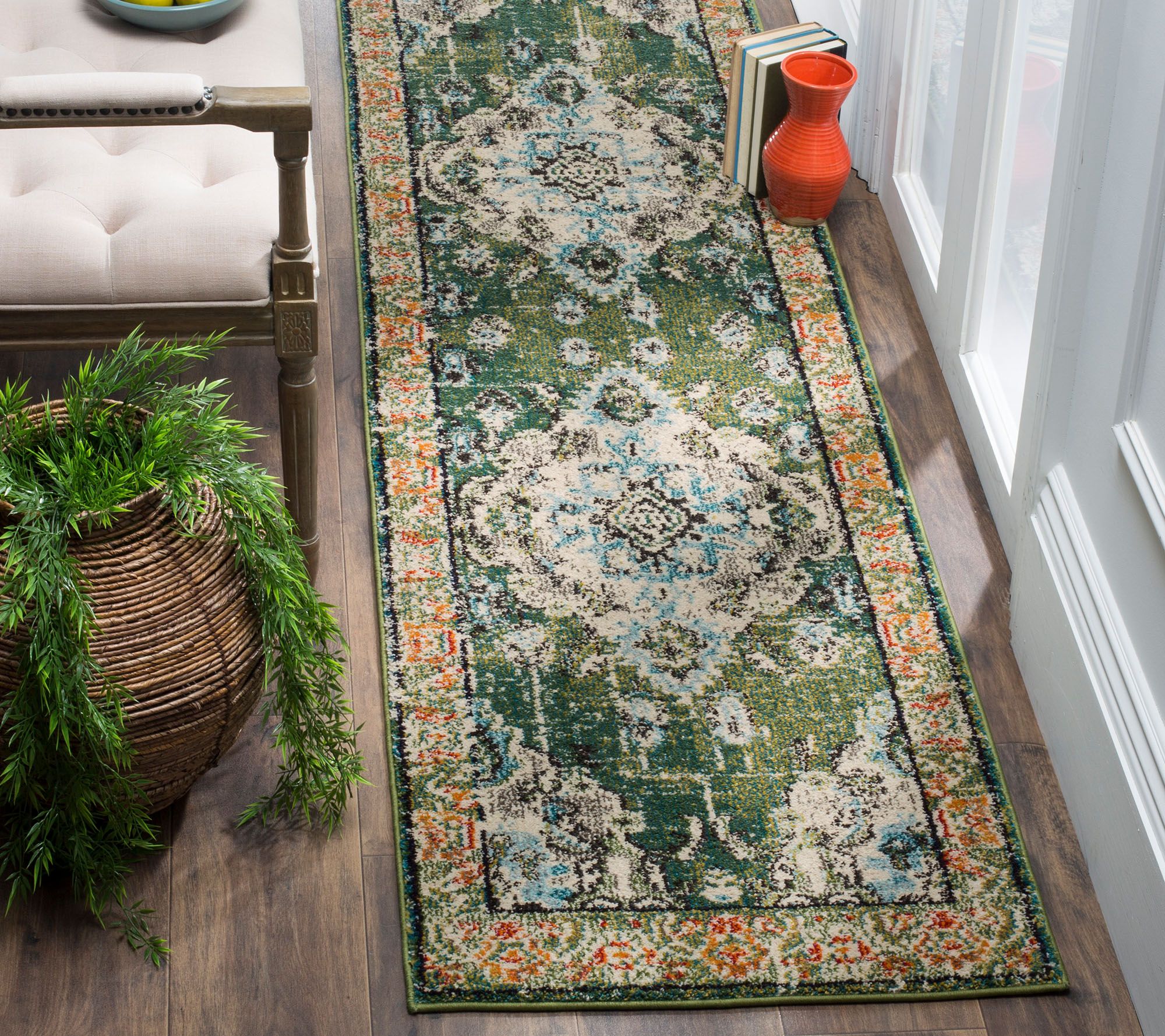 Safavieh Monaco Mahal 2'2" x 12' Rug - QVC.com