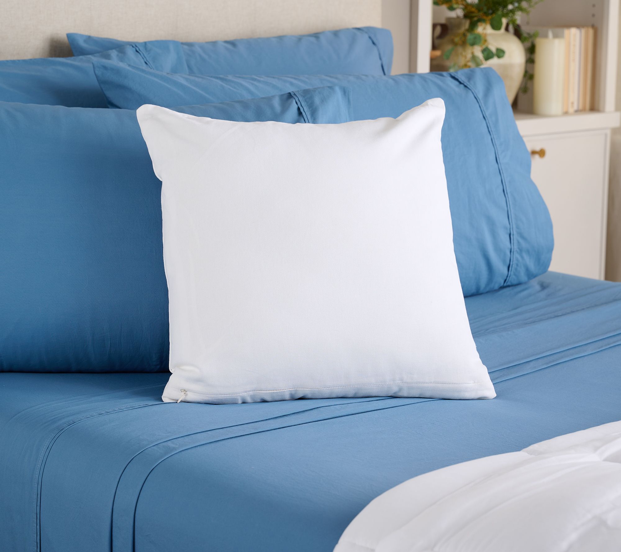 Home Reflection Americana Embroidered 18" x 18" Dec Pillow - QVC.com