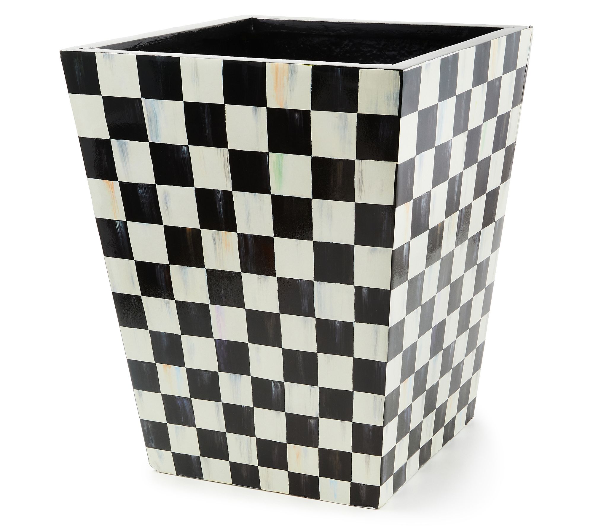 MacKenzie-Childs Courtly Check 20" Planter - QVC.com