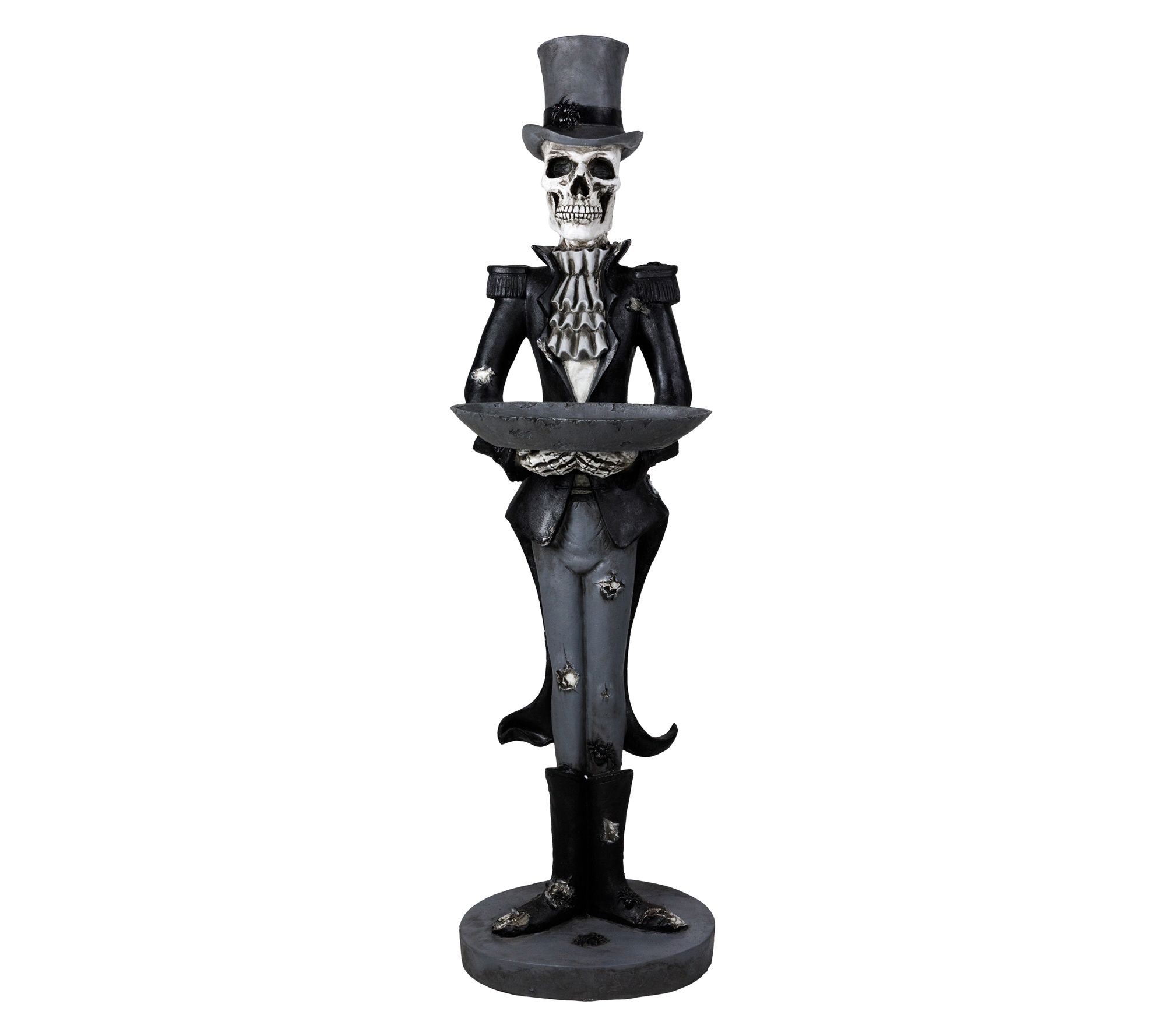 Northlight Skeleton Butler Halloween Figure 4.5 - QVC.com