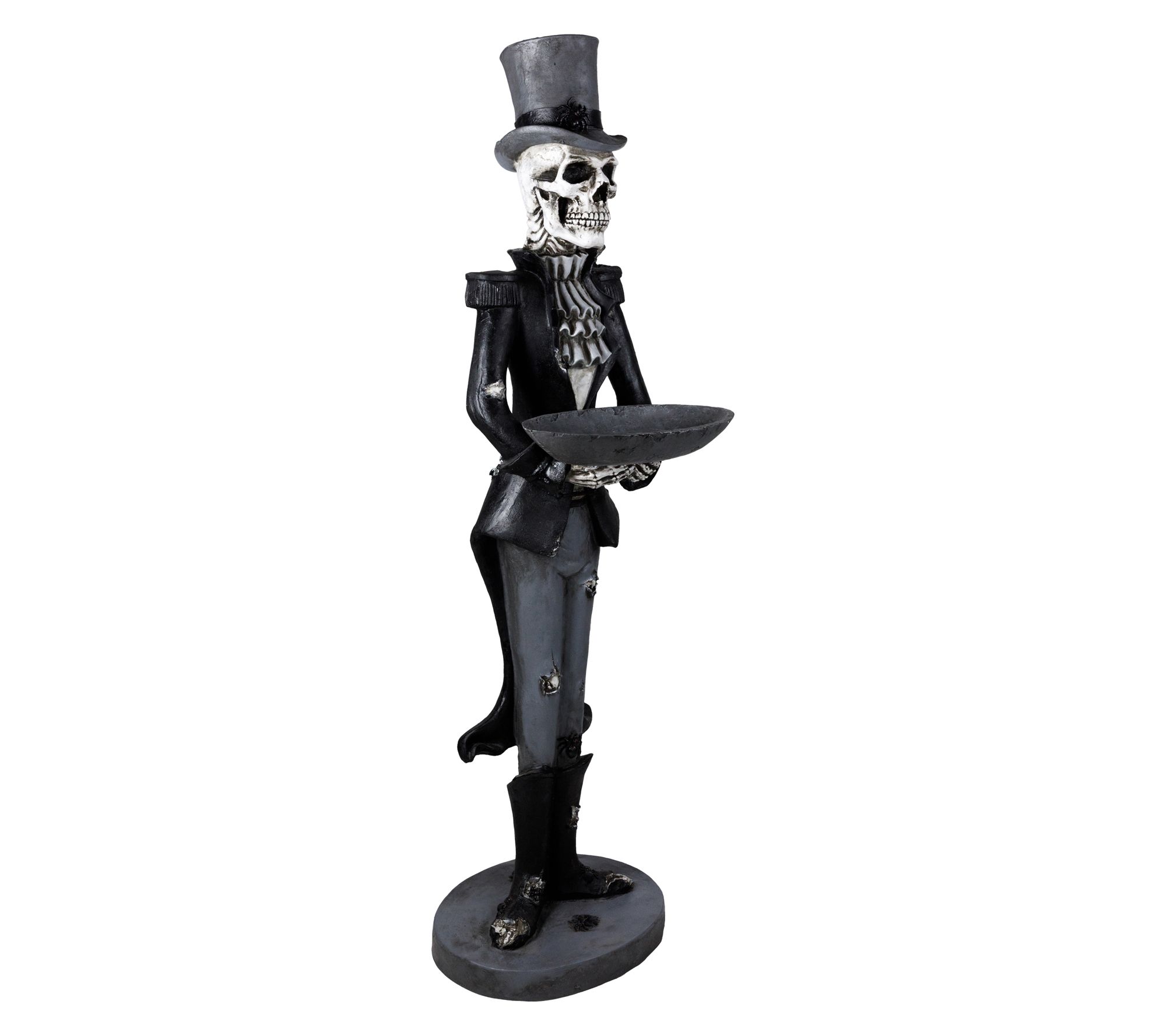 Northlight Skeleton Butler Halloween Figure 4.5 - QVC.com