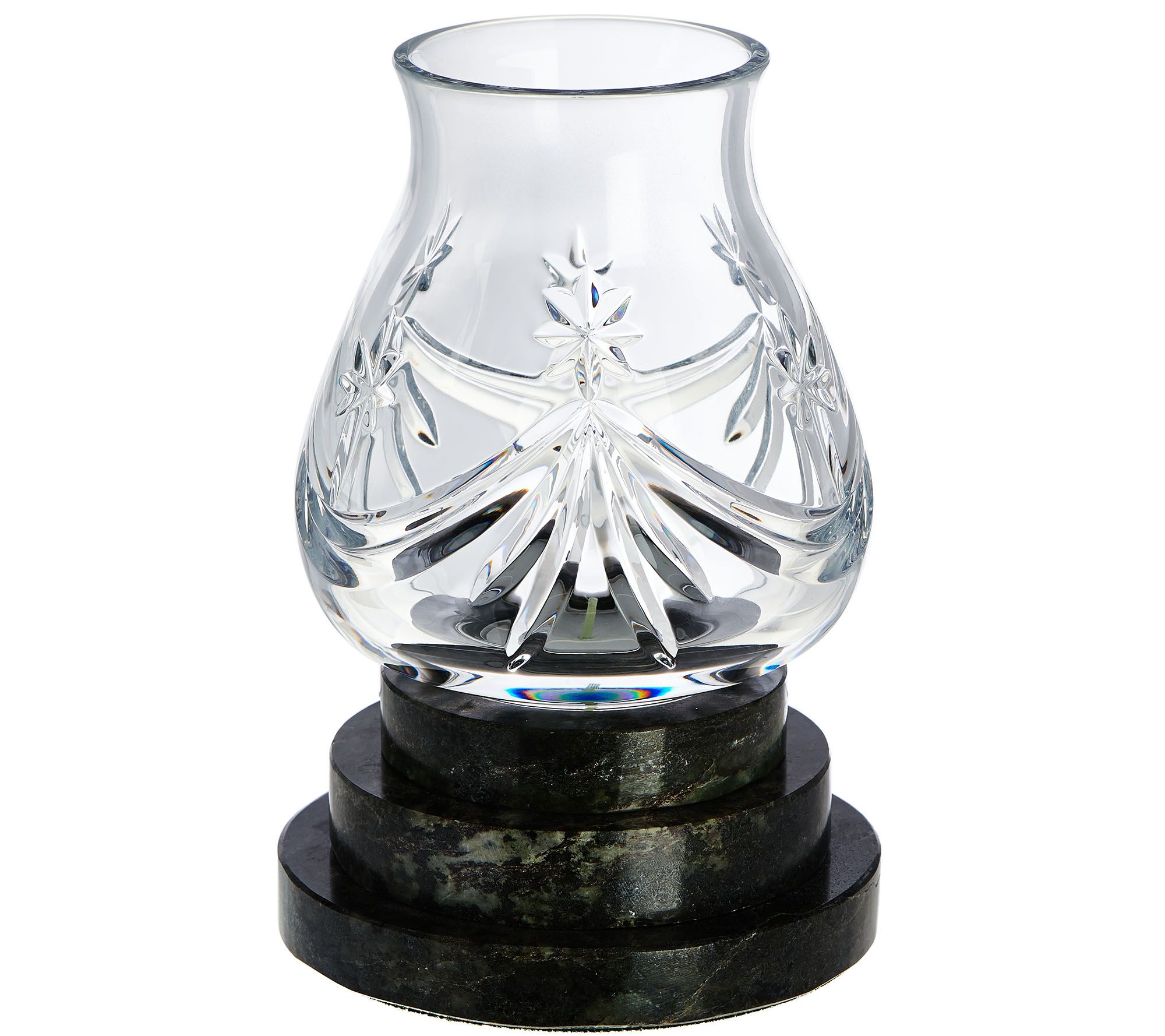 Waterford and Connemara Marble Chara Holiday Hurricane - QVC.com