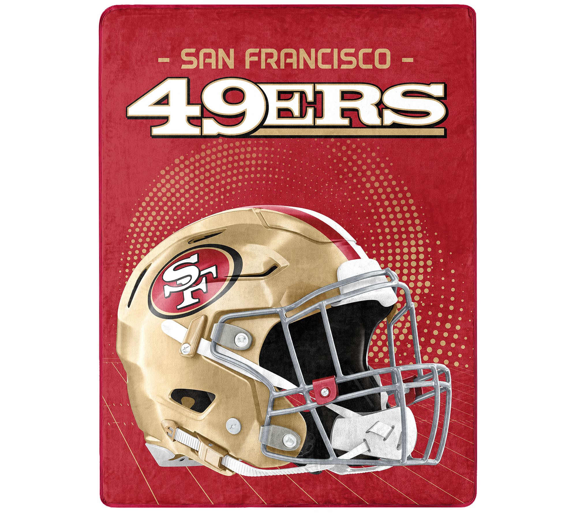 NFL 60" x 80" Grid Iron HD Silk Touch Team Throw - QVC.com