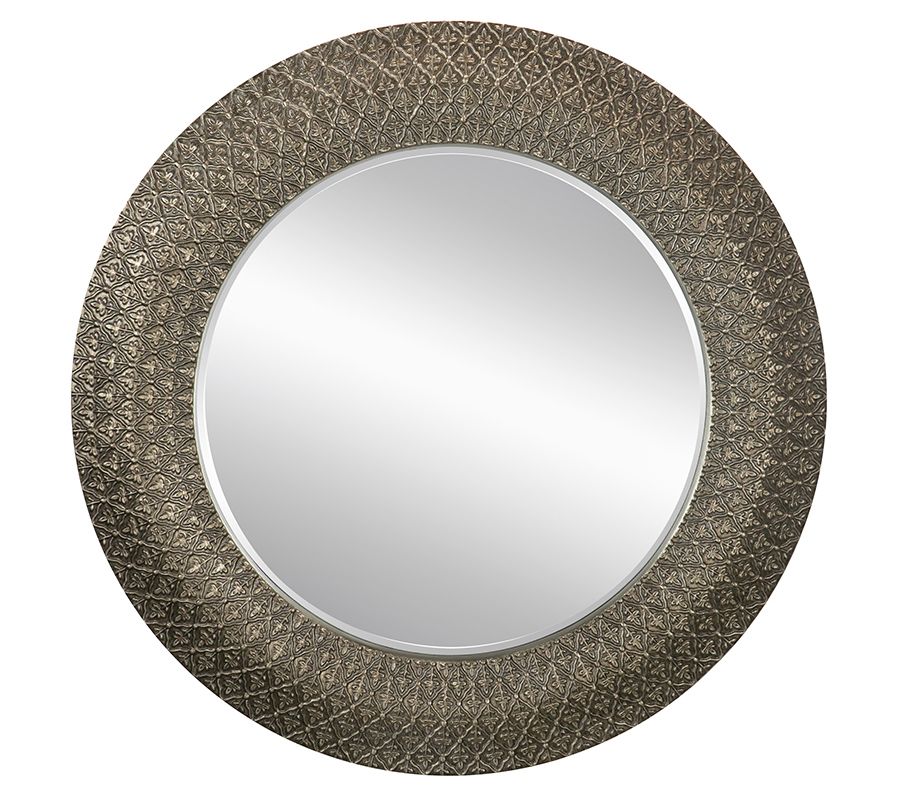 Beveled Design Round Mirror by Valerie - QVC.com