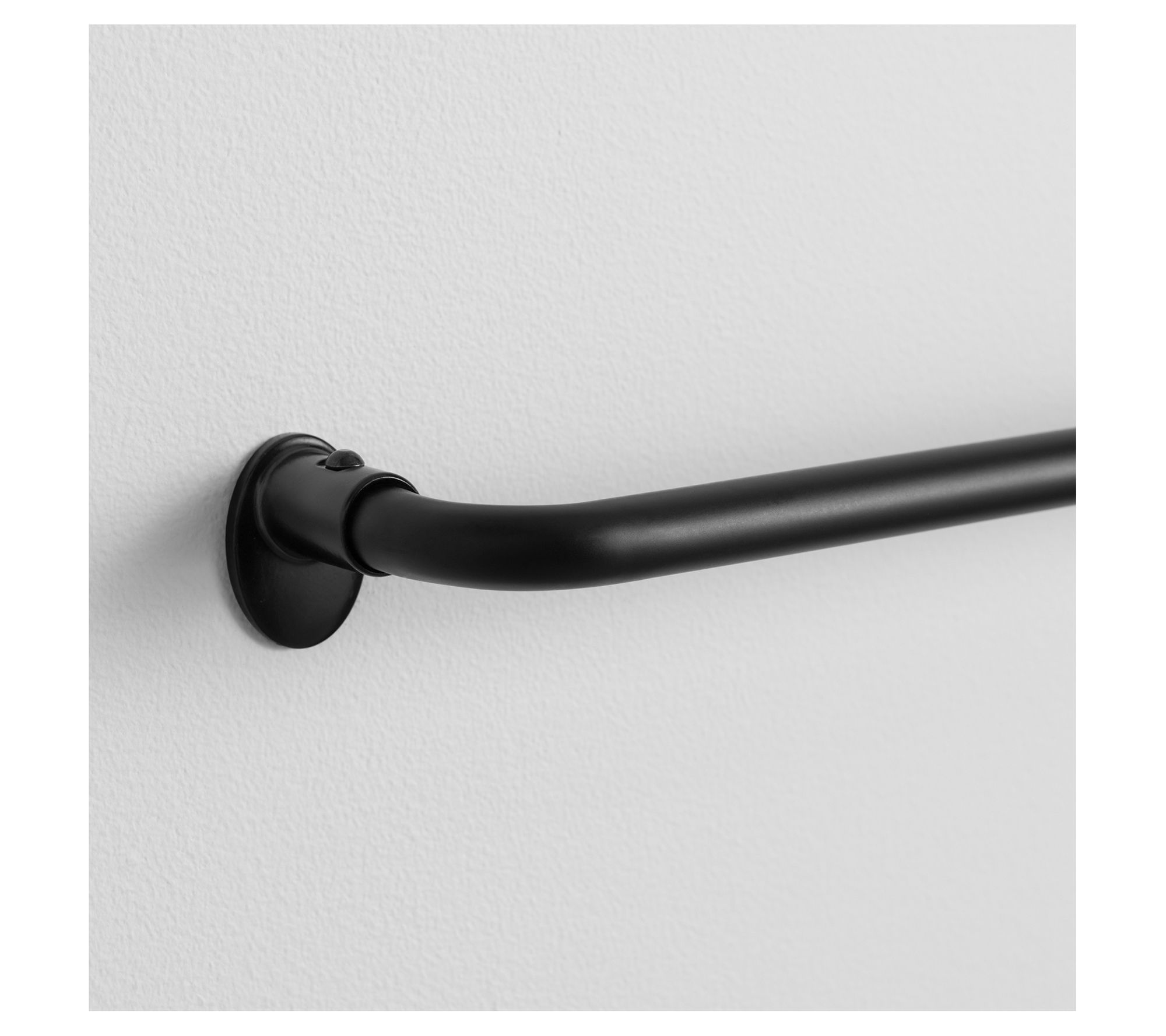 Eclipse Clinton 5/8" Blackout Double Wrap 28-48" Curtain Rod - QVC.com