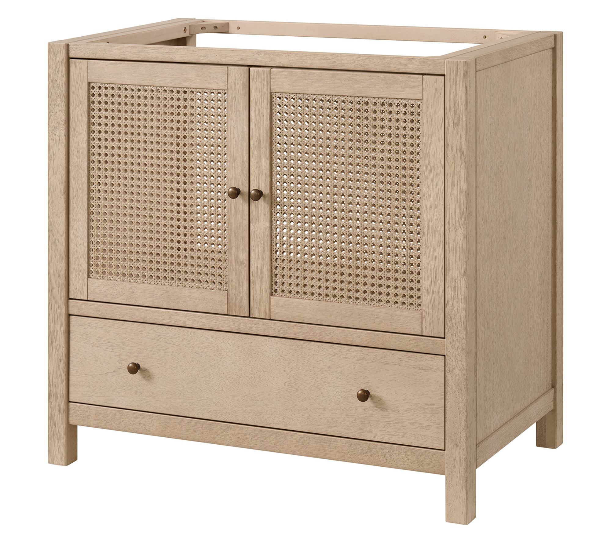 Alaterre Furniture Lucca 36" Vanity Cabinet Without Sink - QVC.com