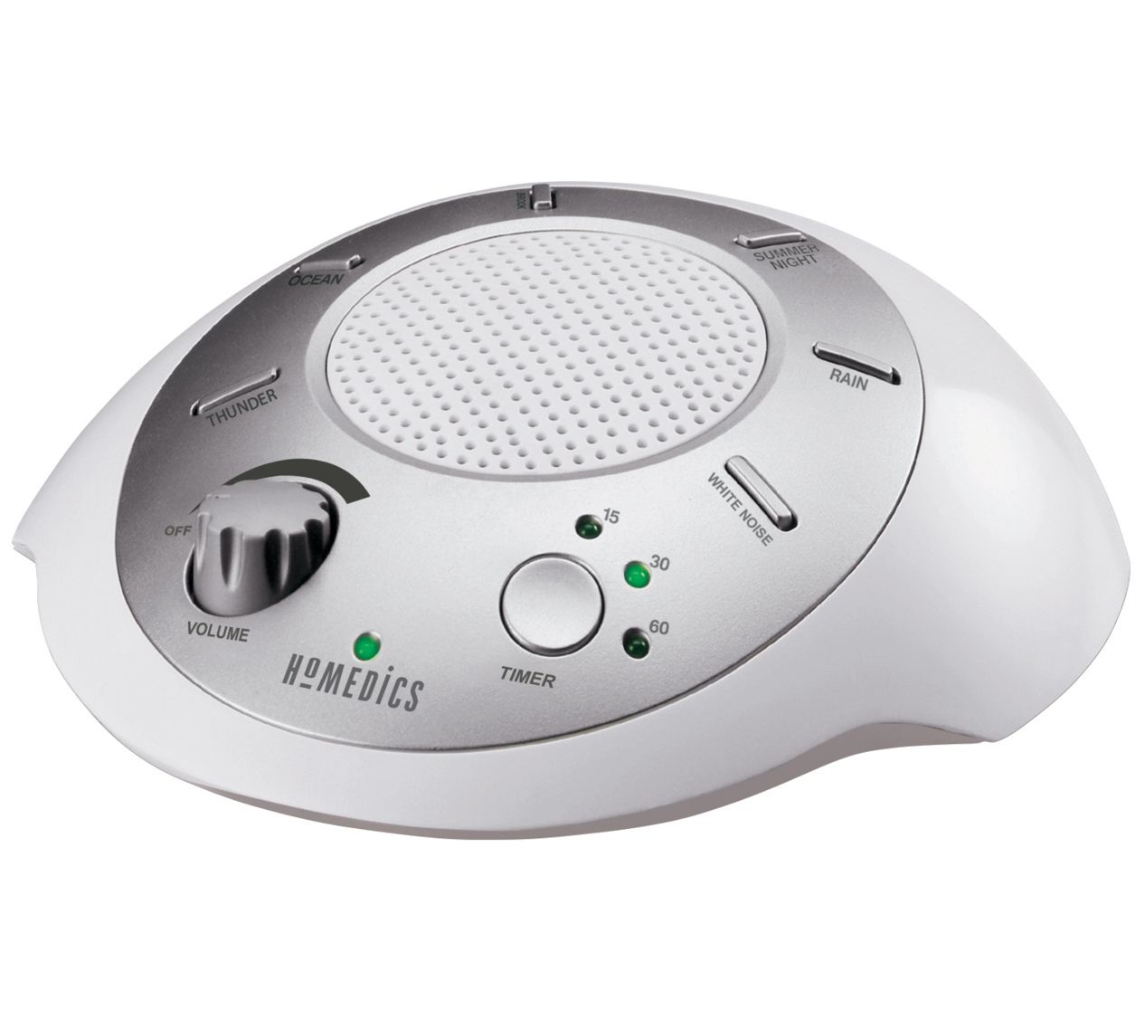 HoMedics Portable SoundSpa with 6 Recorded Soun ds - QVC.com