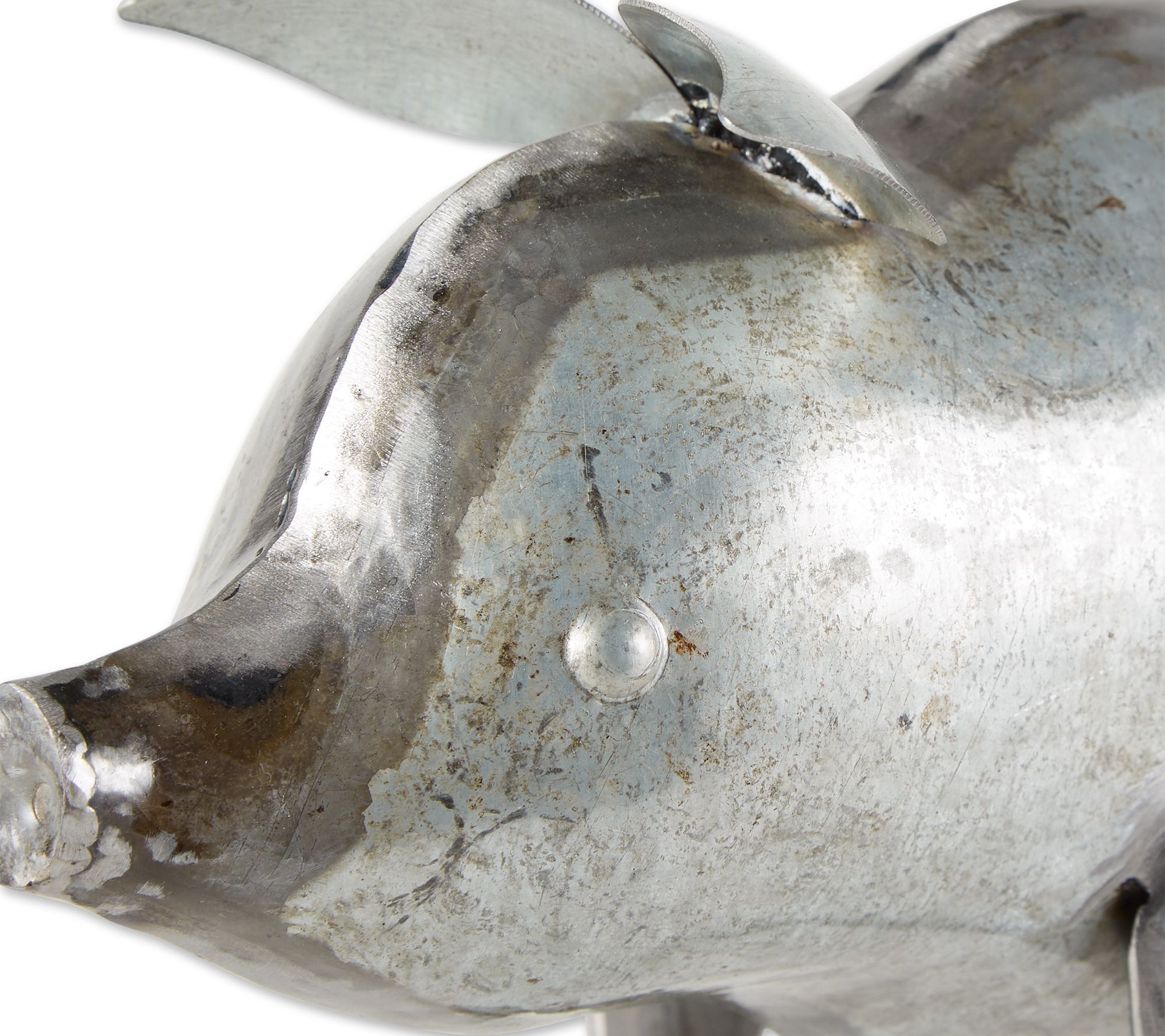Zingz & Thingz Galvanized Pig Sculpture - QVC.com