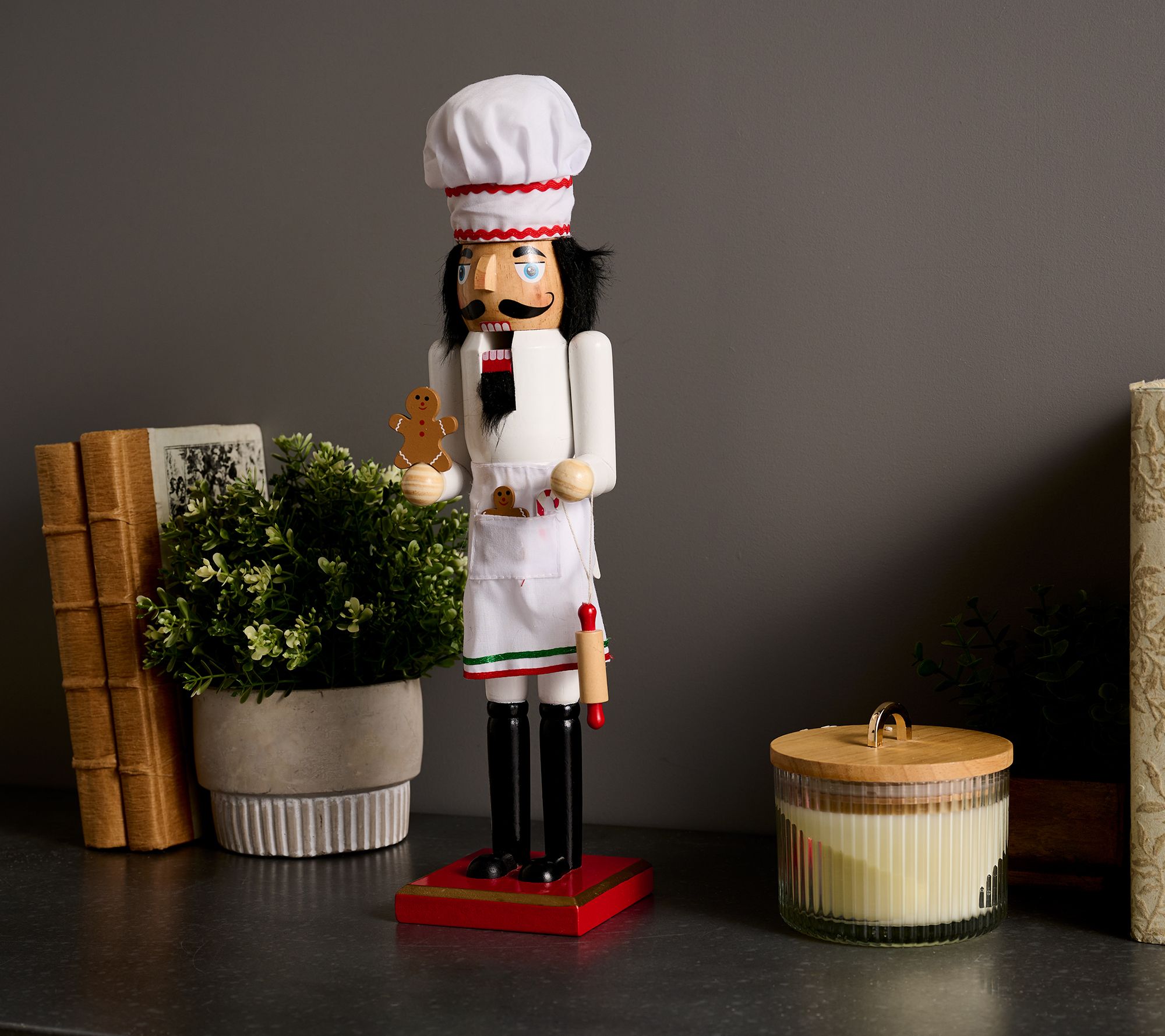 "As Is" Kringle Express 16" Wooden Collectible Nutcracker - QVC.com