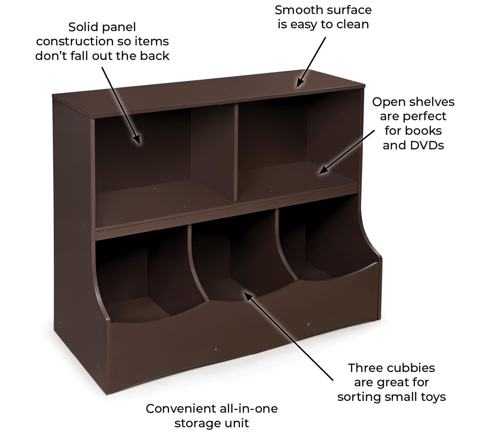 Badger Basket Multi-Bin Toy Storage Cubby - QVC.com