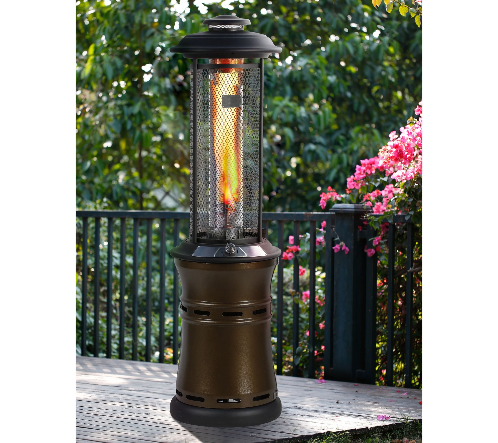 HEATMAXX Retractable Outdoor 40,000 BTU Patio Heater - QVC.com