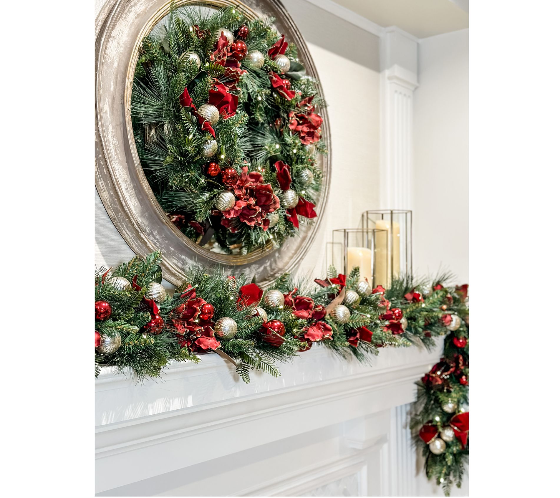 "As Is" Simply Stunning 24" Luxe Decorator LED Wreath by Janine Graff ...