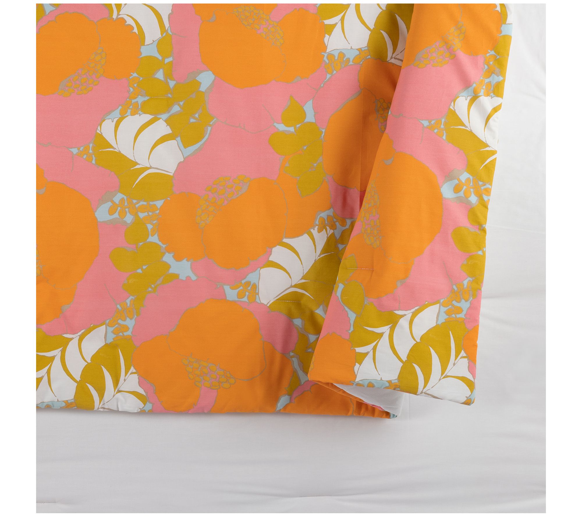 Trina Turk Summer Floral 3-Piece Full/Queen Comforter Set - QVC.com
