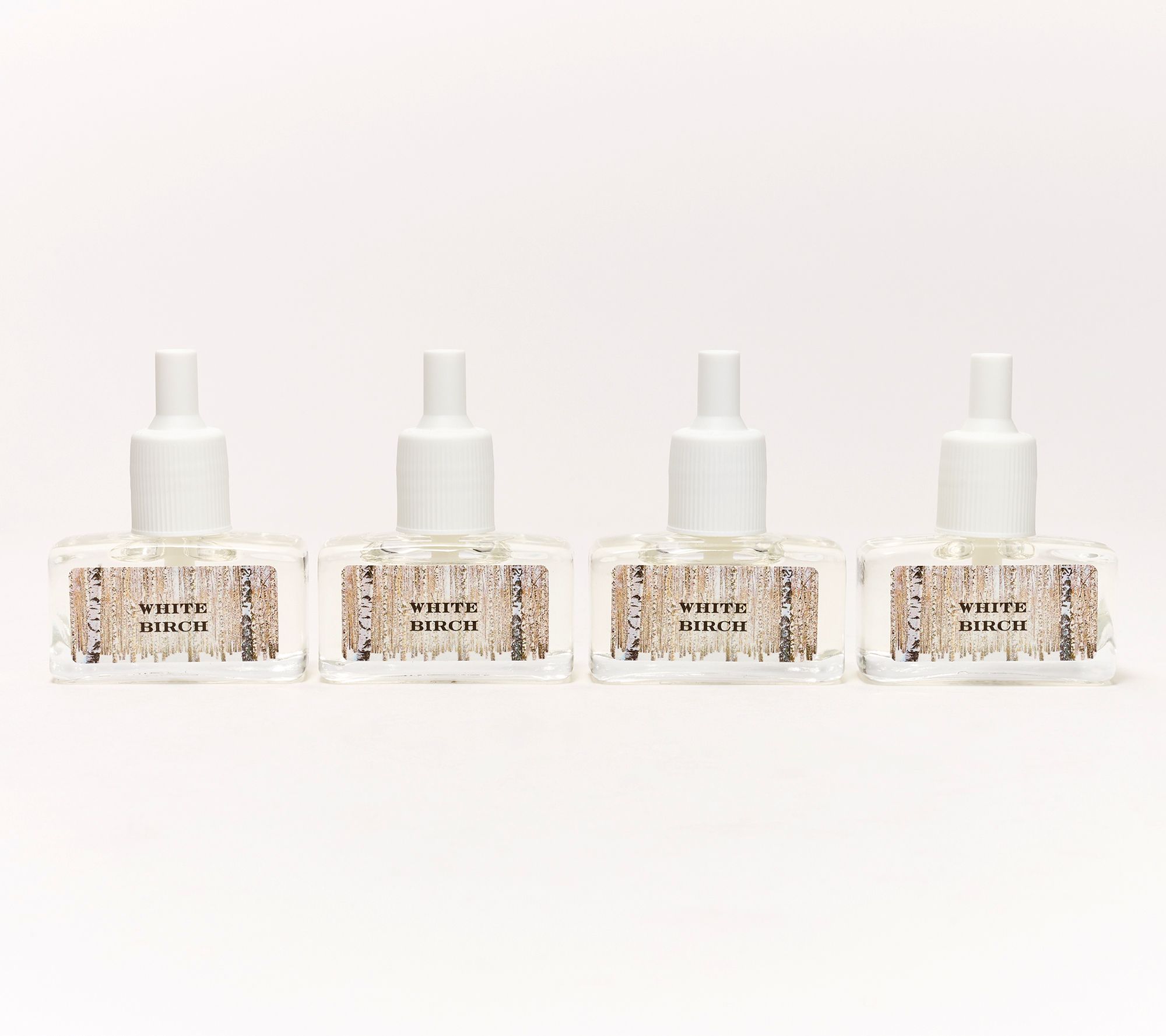 "As Is"HomeWorx by Slatkin & Co Set of 4 White Birch Diffuser Oils ...