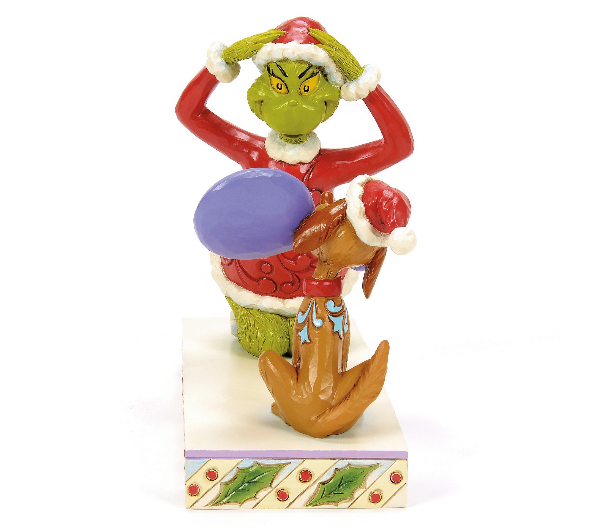 Jim Shore Grinch Max Holding Mirror for GrinchFigurine 5.7" H - QVC.com