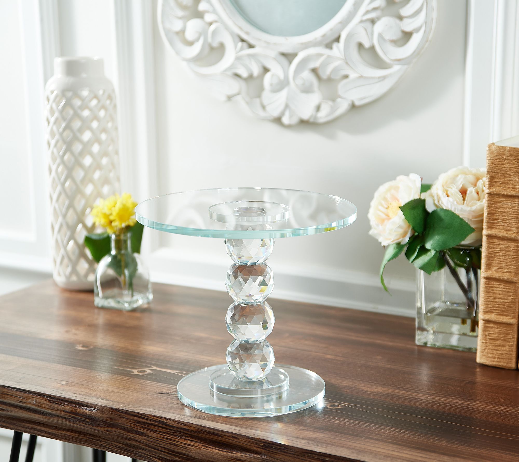 "As Is" 7.5" Faceted Glass Crystal Lift by Valerie - QVC.com