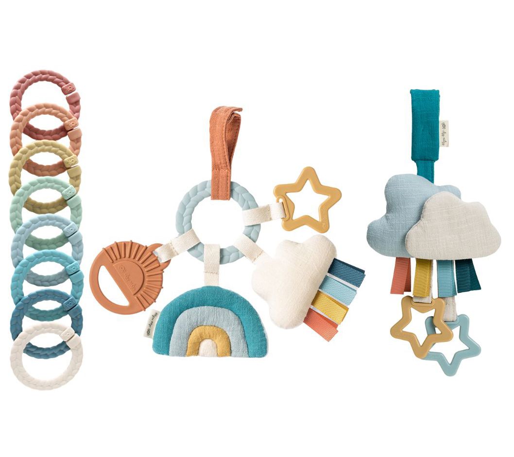 Itzy Ritzy Rainbow Cloud Baby Teething Bundle - QVC.com