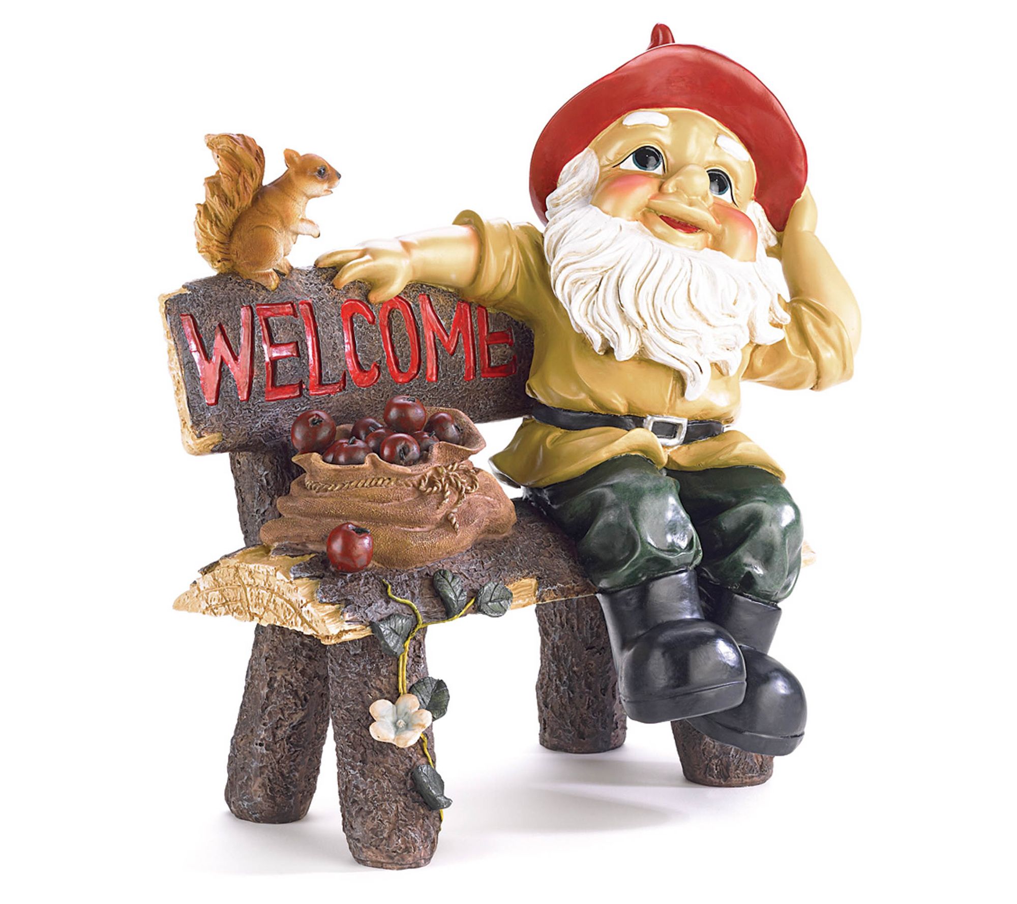 Zingz & Thingz Garden Gnome Greeting Sign - QVC.com