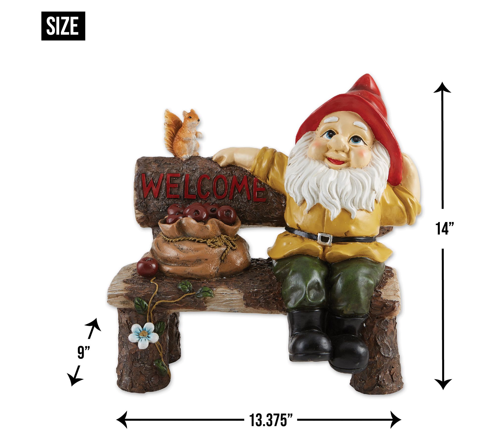 Zingz & Thingz Garden Gnome Greeting Sign - QVC.com