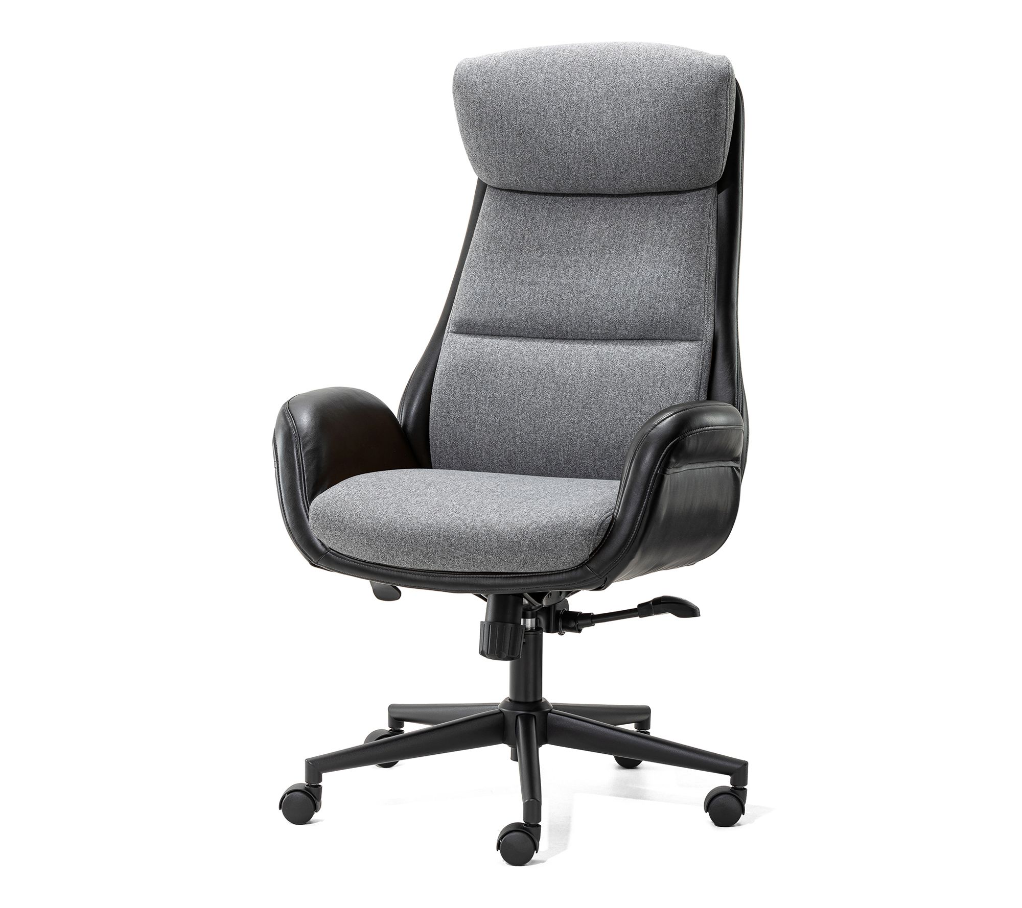 Glitzhome Mid-Century Gaslift Adjustable SwivelOffice Chair - QVC.com