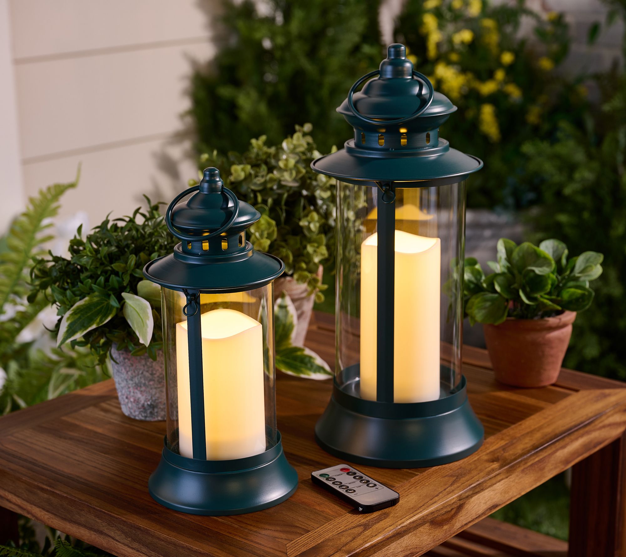 "As Is" Home Reflections Indoor/Outdoor S/2 Coastal Lanterns - QVC.com