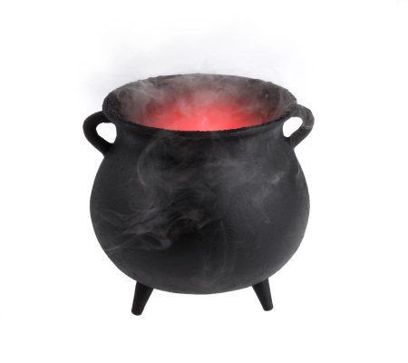 Bubbling Halloween Cauldron Tabletop Mister Tabletop Mister - QVC.com