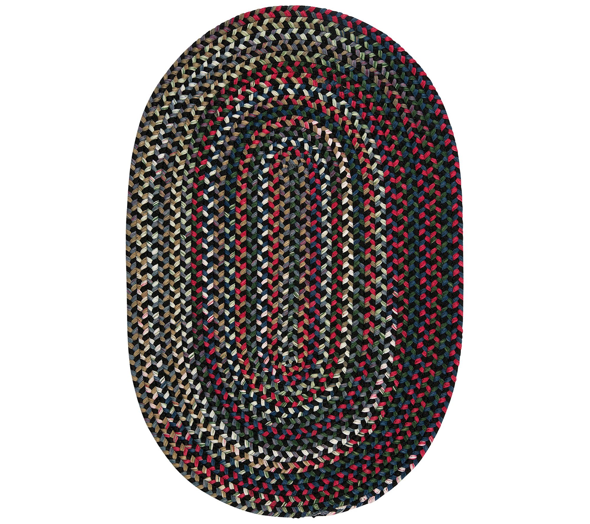 Colonial Mills Chestnut Knoll 8' x 11' Oval Braided Rug - QVC.com