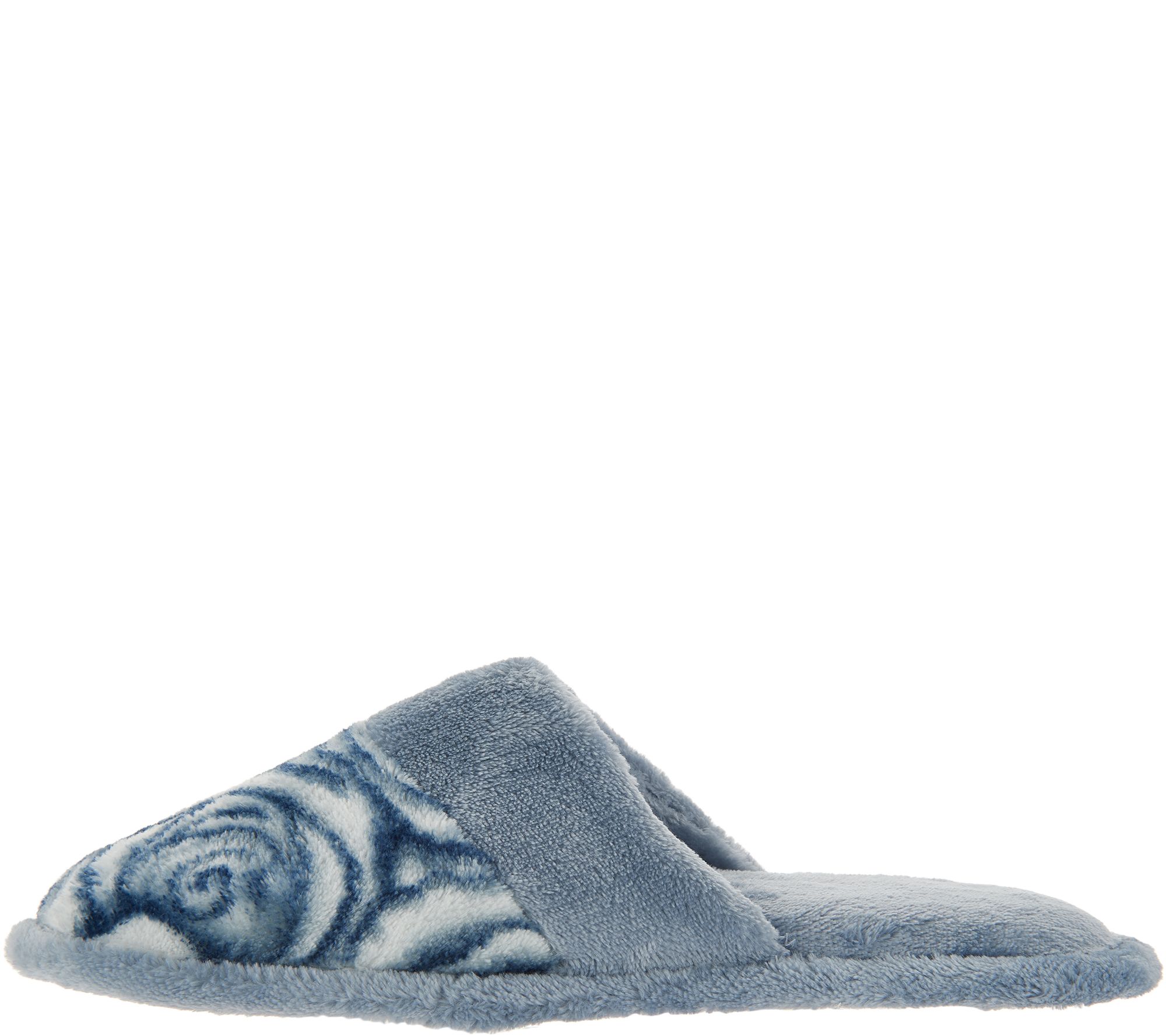 "As Is" Casa Zeta-Jones Velvet Soft Signature Rose Slippers - QVC.com