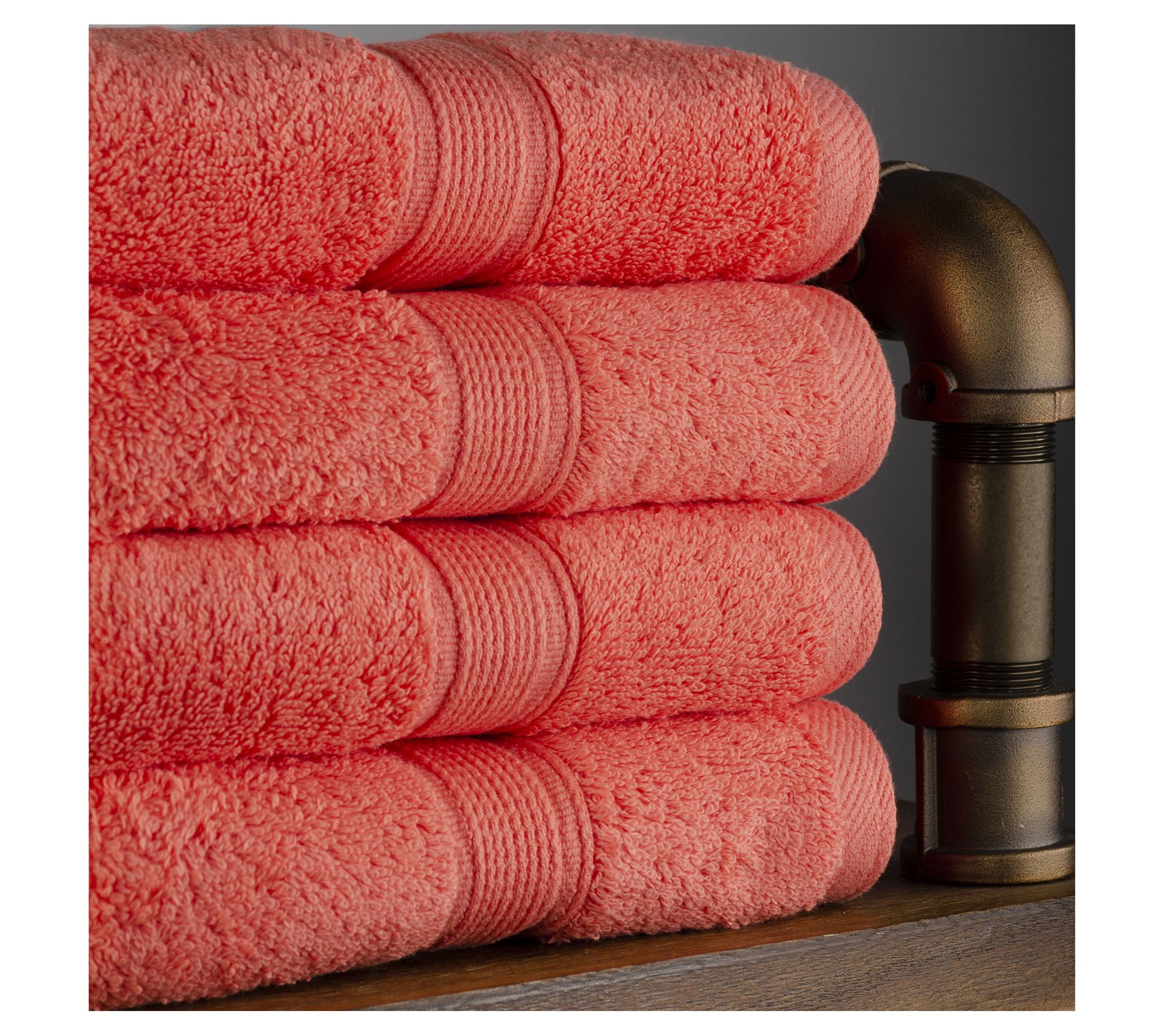 Superior 2 Piece Organic Cotton Plush Bath Sheet Set - QVC.com