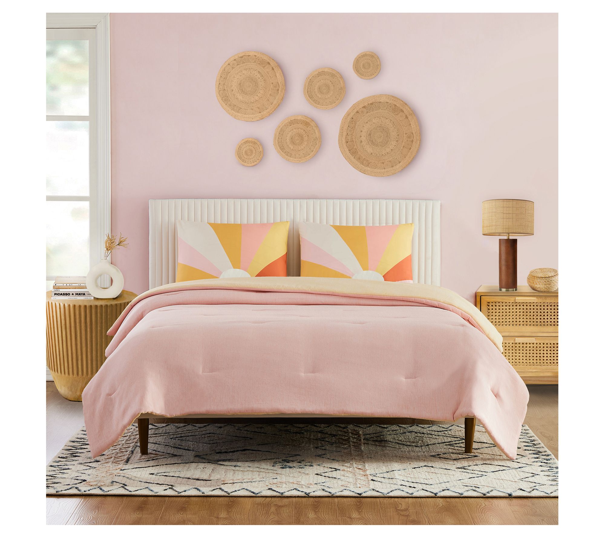 Mr. Kate Seize The Day Reversible King Comforter & Sham Set - QVC.com