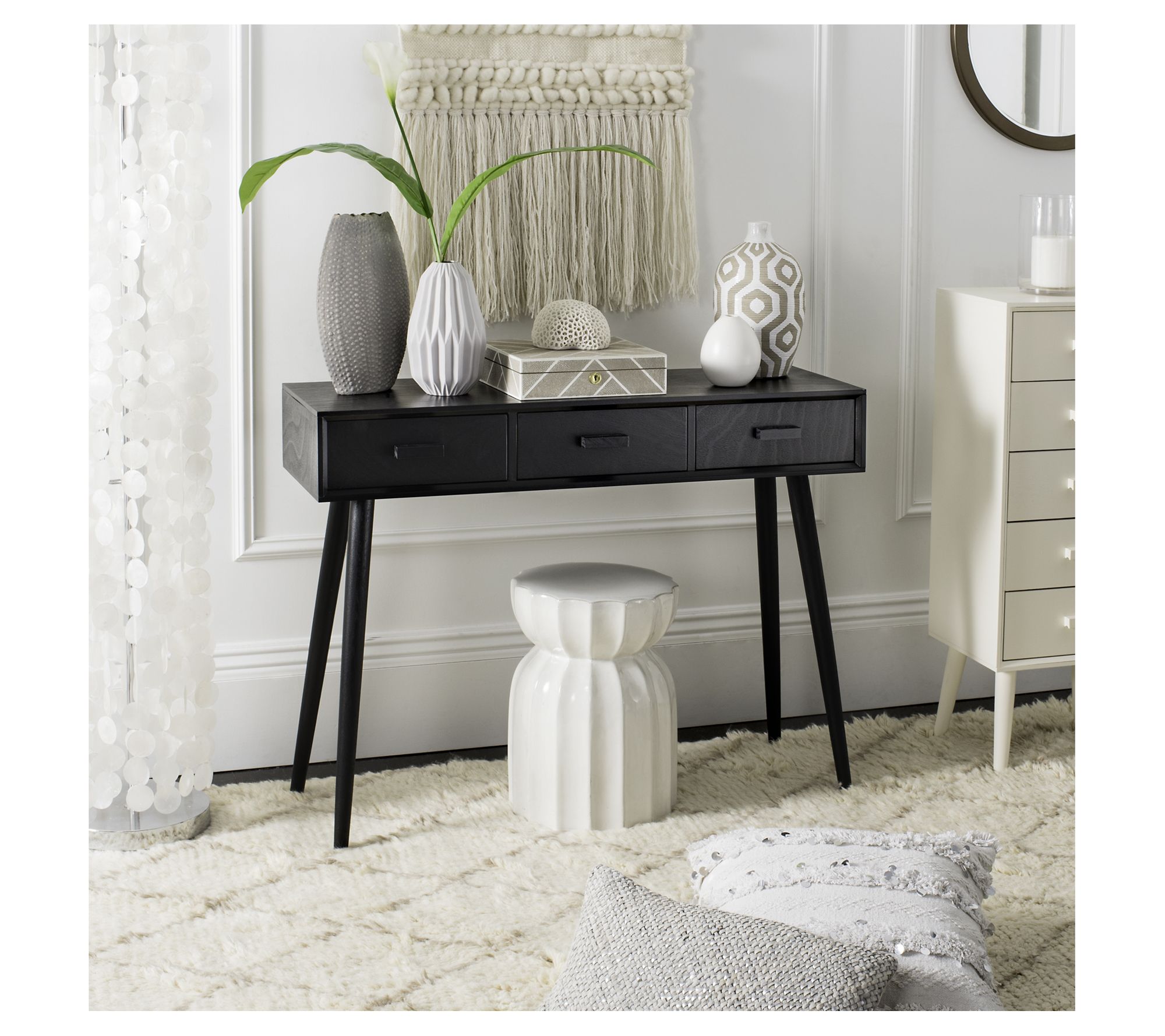 Safavieh Albus 3-Drawer Console Table - QVC.com