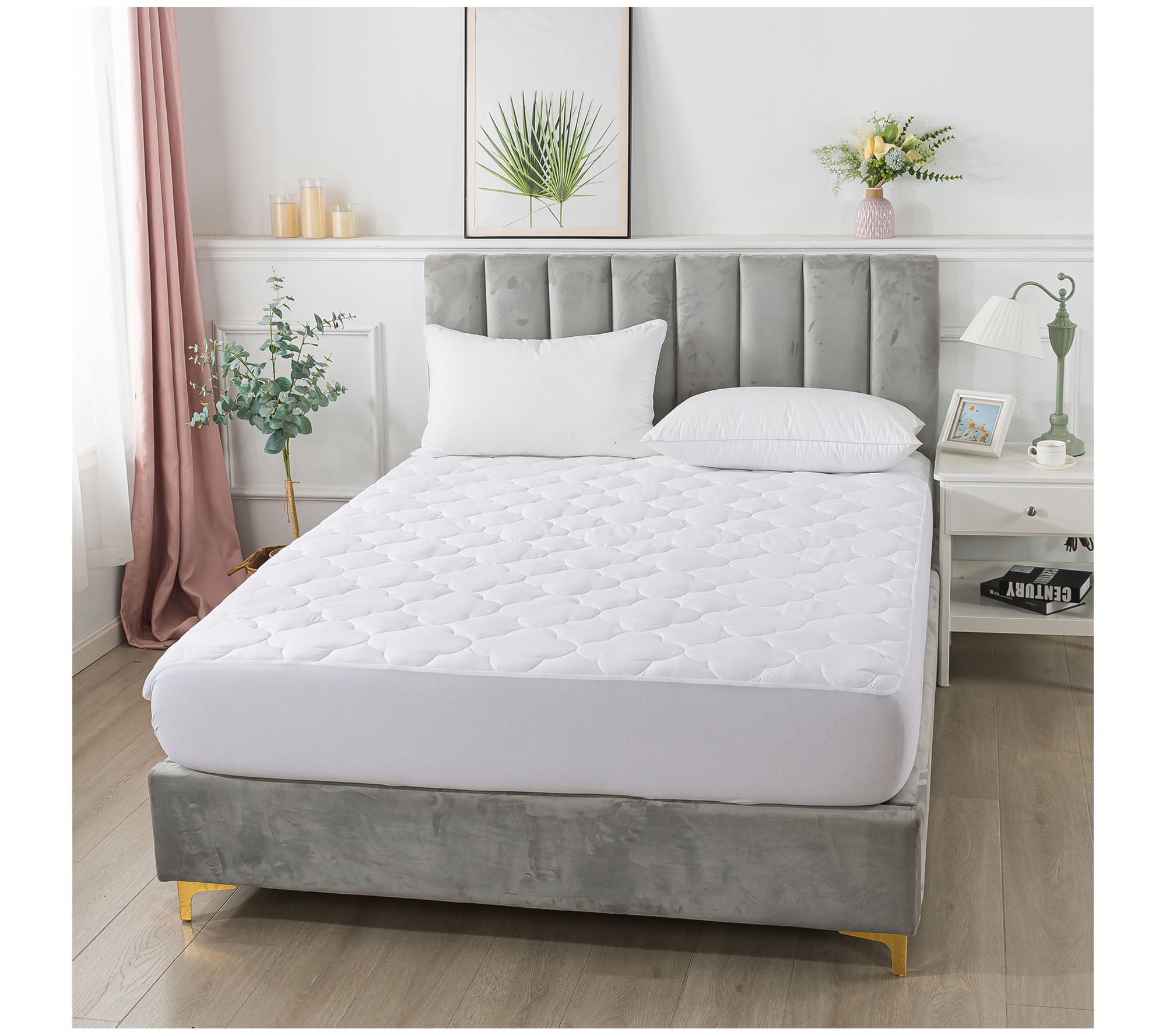 Royal Velvet European White Down Mattress Pad -Queen - QVC.com