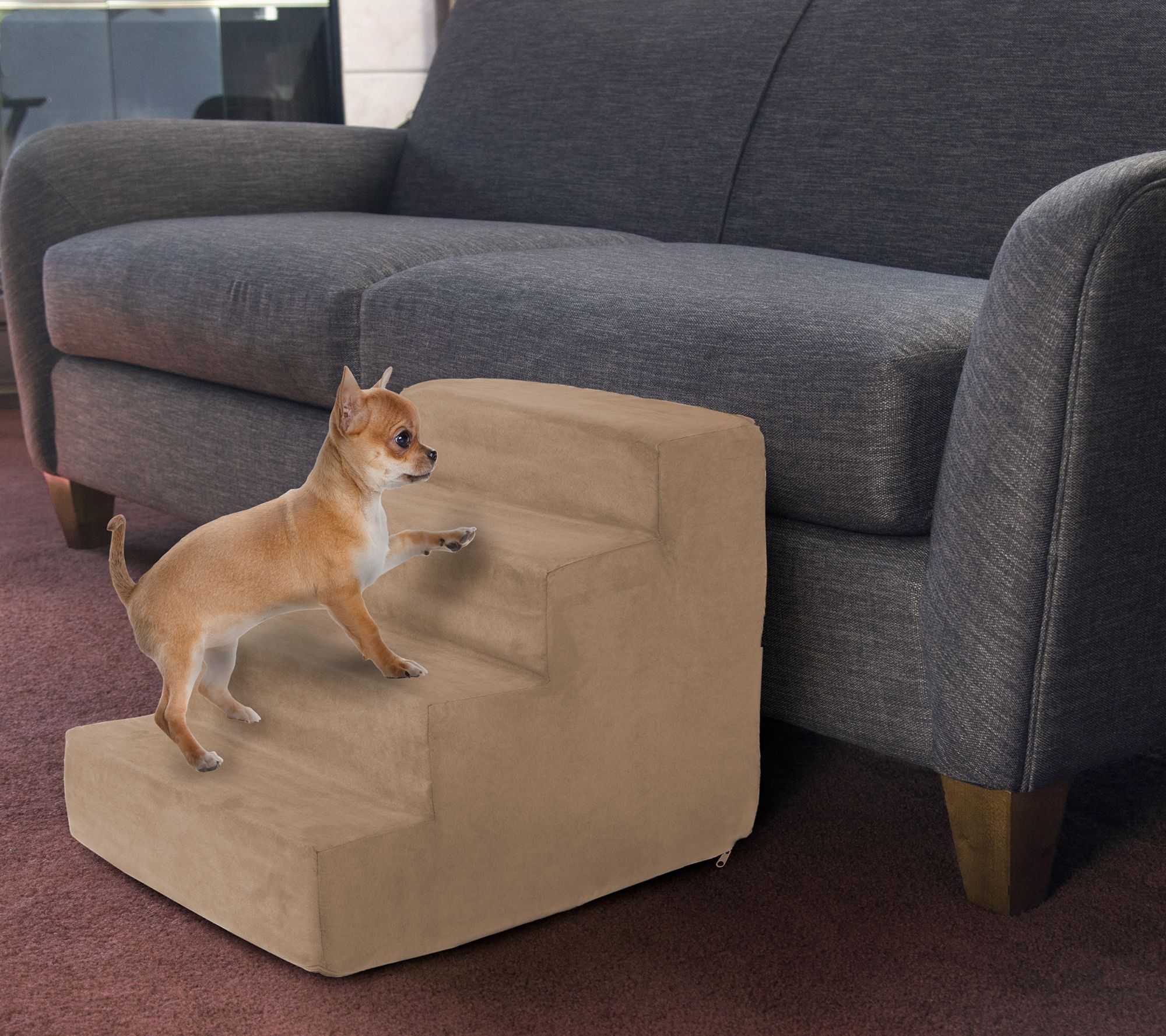 Petmaker Pet Foam Stairs for Small Dogs or Cats - QVC.com